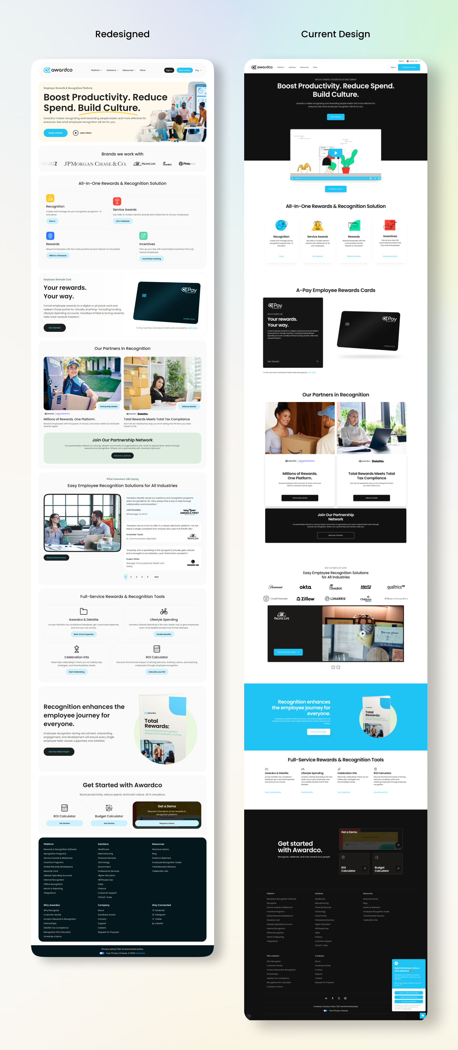 Awardco Website Home page Redesign by ilias miah for Confidency on Dribbble