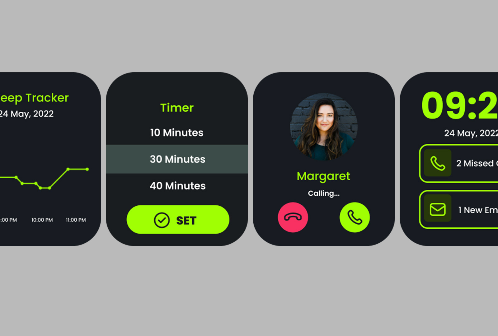 Smart Watch UI/UX Design by Nimit Naik on Dribbble