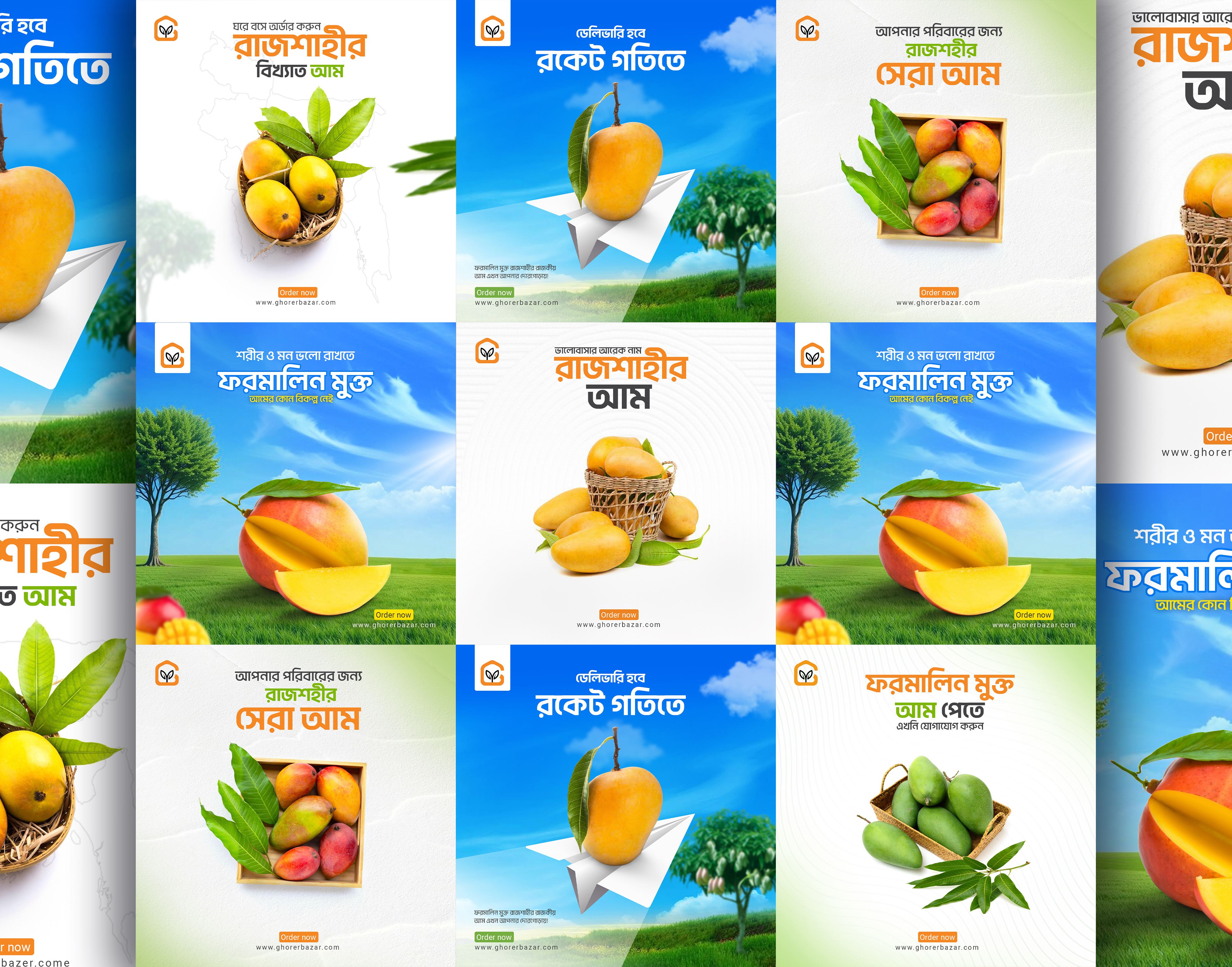 Mango Social Media Poster Design. by Toslim uddin on Dribbble