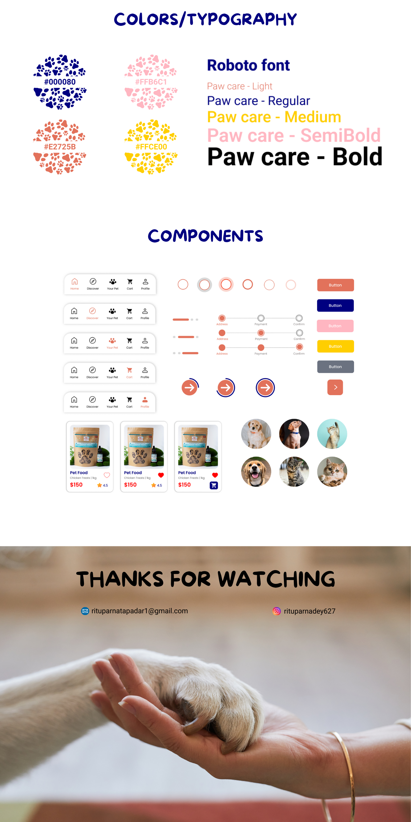 UI/UX Design (portfolio) by Rituparna Tapadar on Dribbble