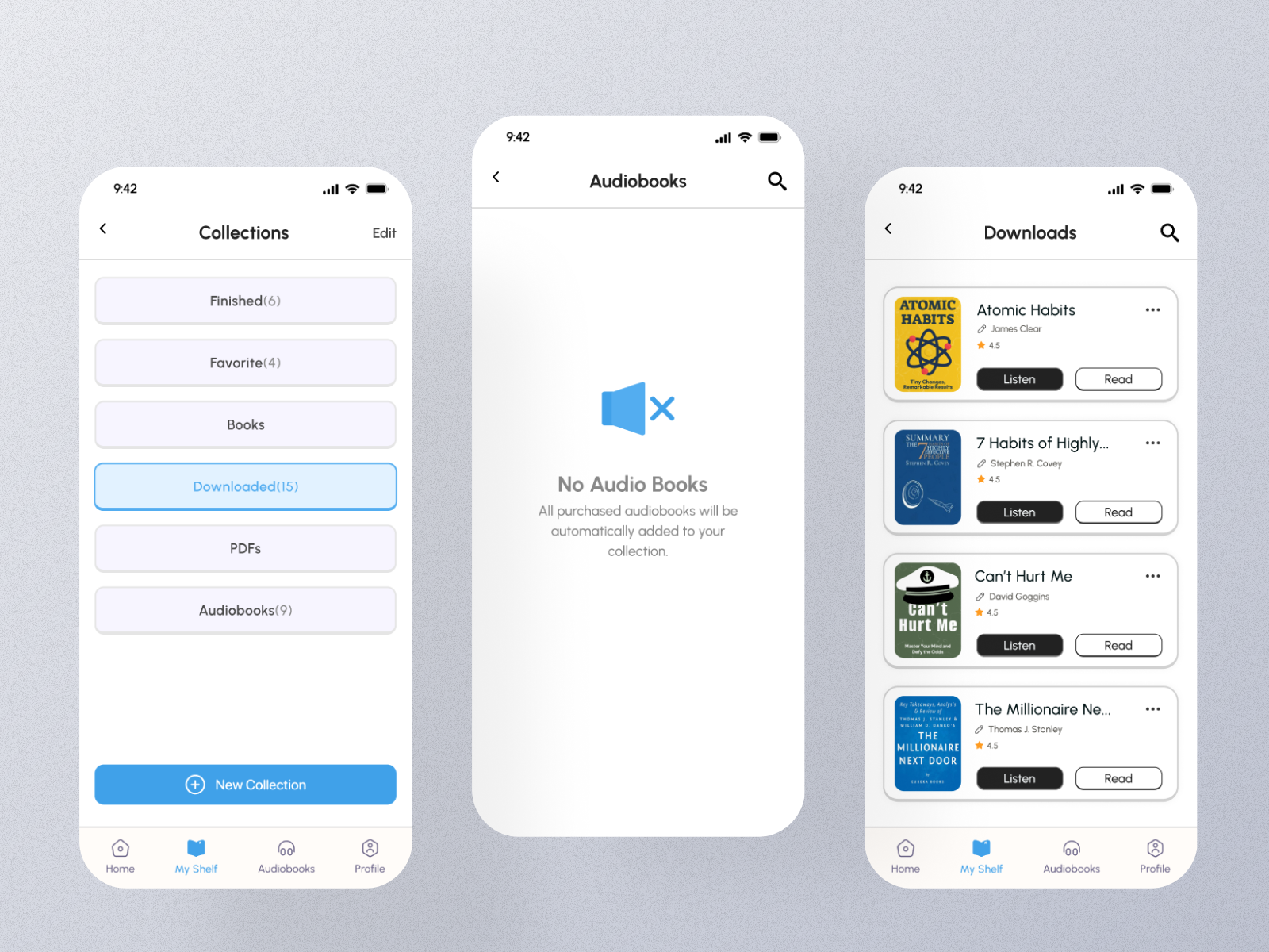 Collection Mobile App Ui by UI Ants on Dribbble