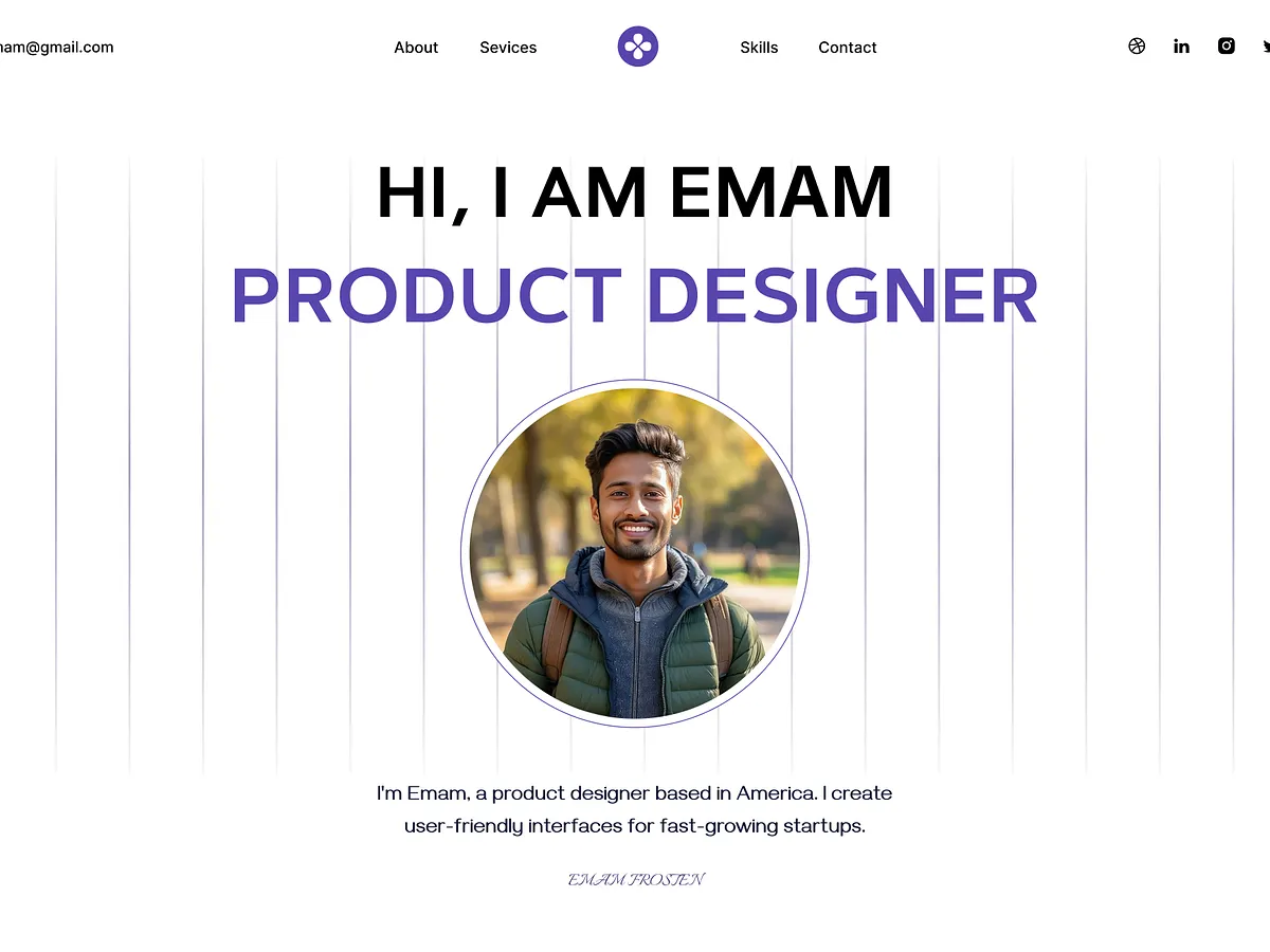 Browse thousands of Personal Portfolio Hero Section images for design ...