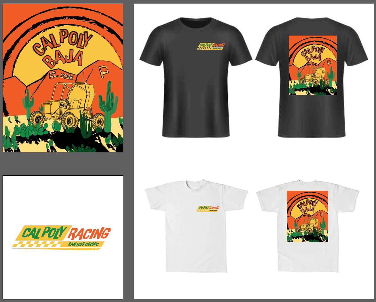 Cal Poly Racing Baja Competition T-Shirt Design by Ethan Sautto on Dribbble