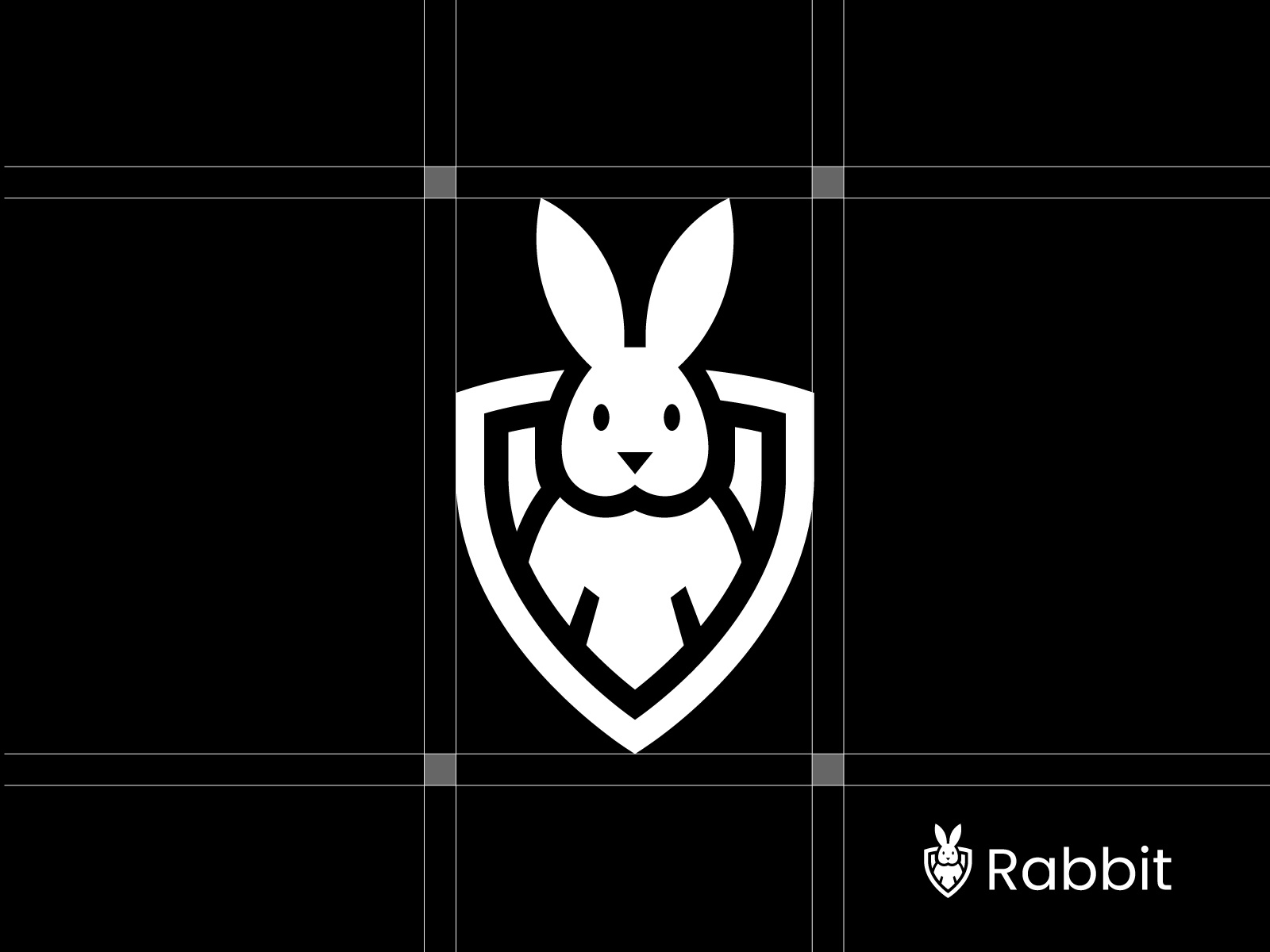 Rabbit logo design - Modern Mascot for Security or Tech Brand by Atik ...