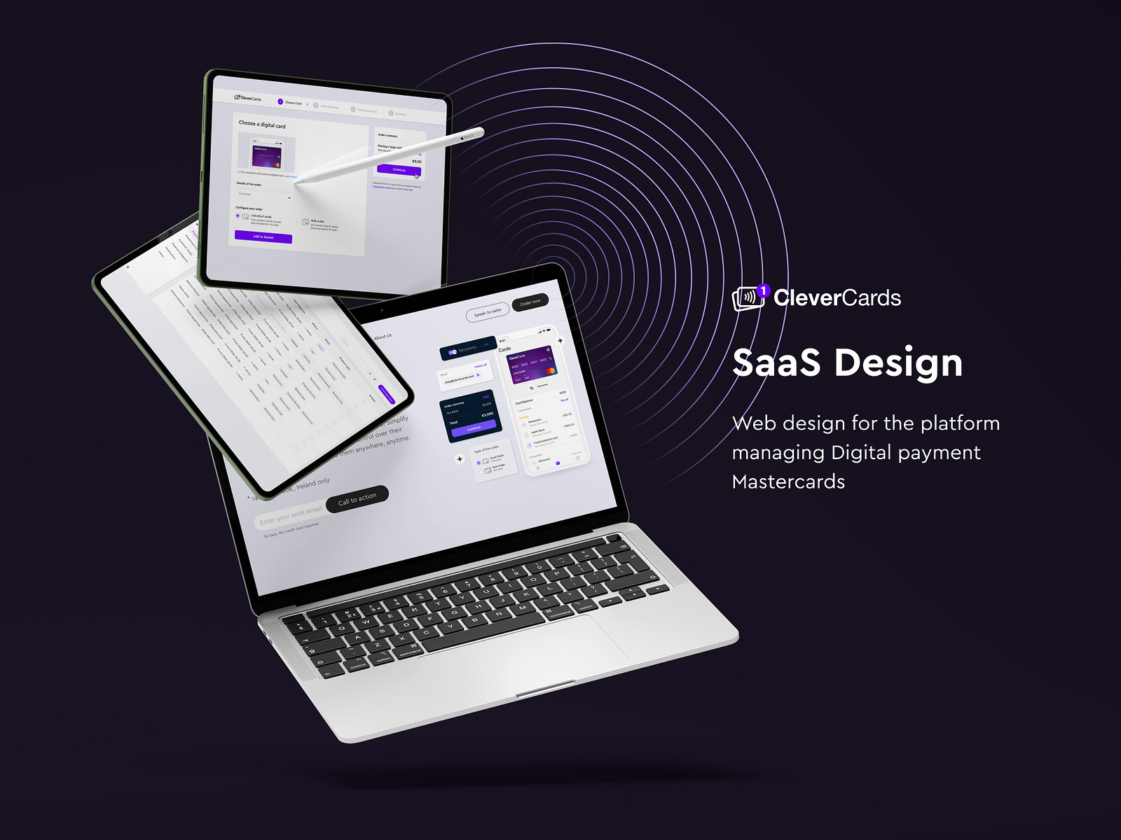 Saas finance Dashboard for Digital Cards by Margo Nova on Dribbble
