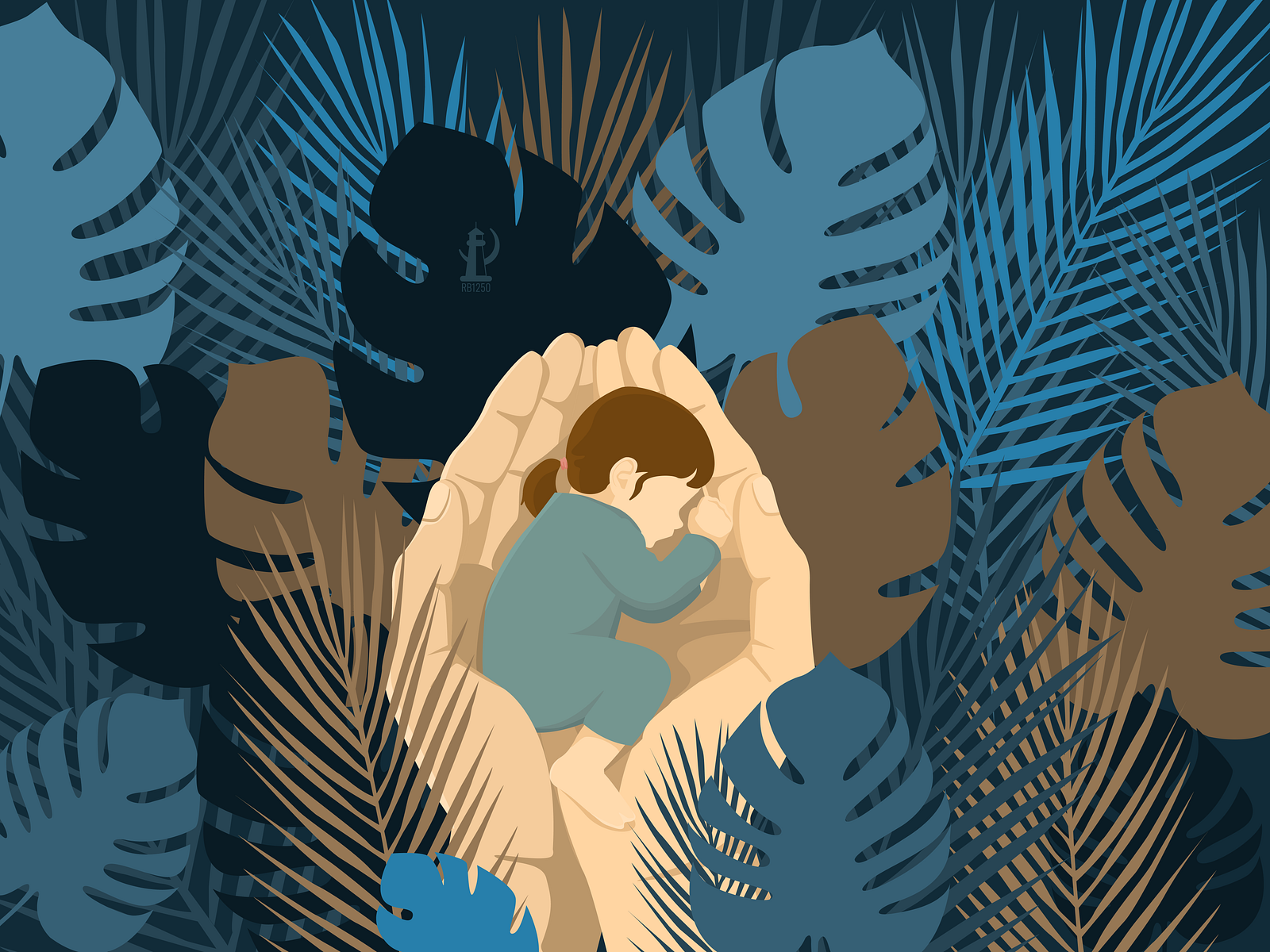 Mama | Mother's Day | Healing flat art by Rina Berg (Kateryna Filonenko) on Dribbble