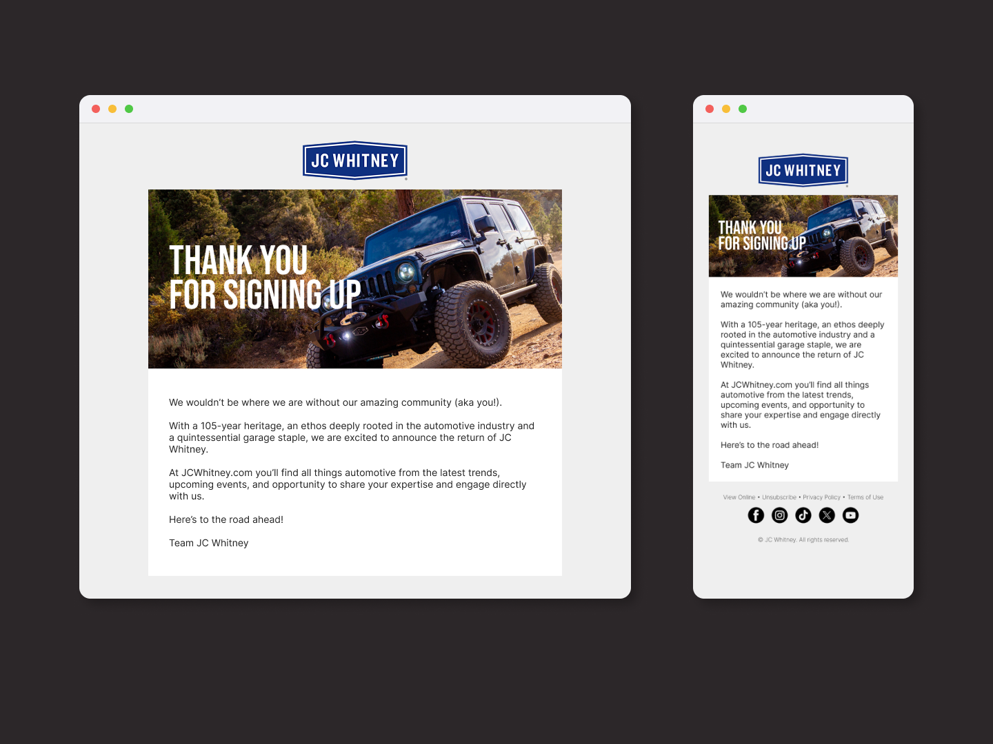 Welcome Email Design Iterations by Edward Quitoriano on Dribbble