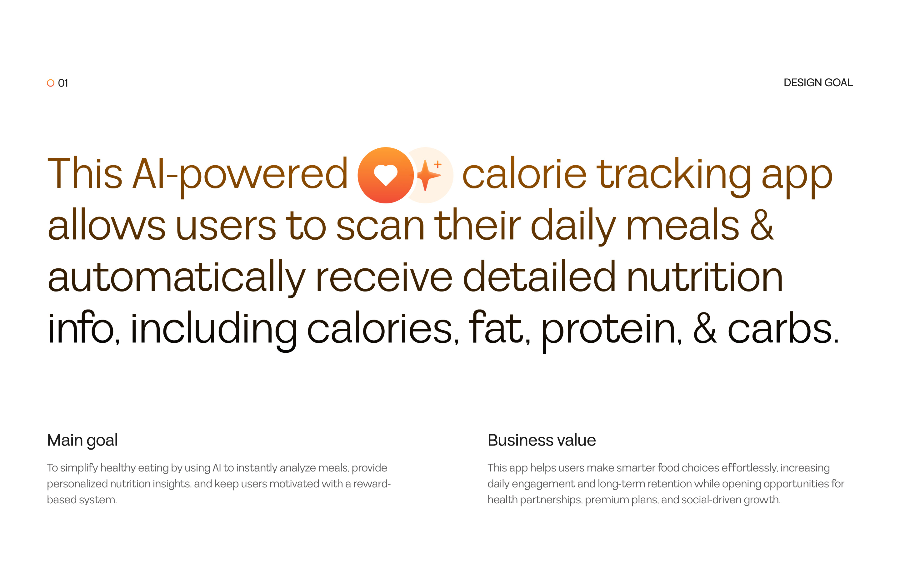 AI Nutrition & Calorie Tracking App – UI UX Design | Case Study by ...
