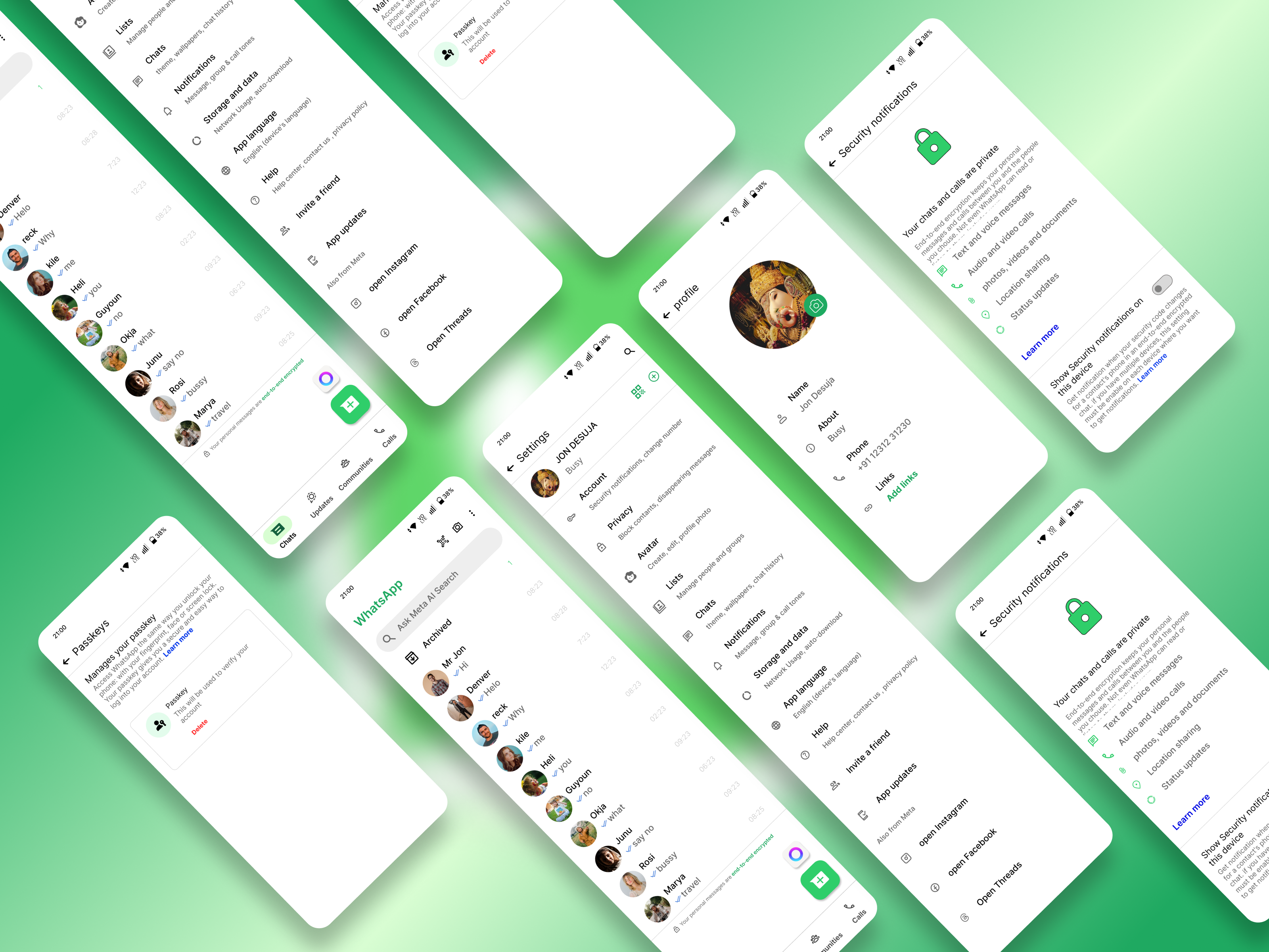 WhatsApp UI design App for Android & ios by Suryakanta prusty (Jagan ...