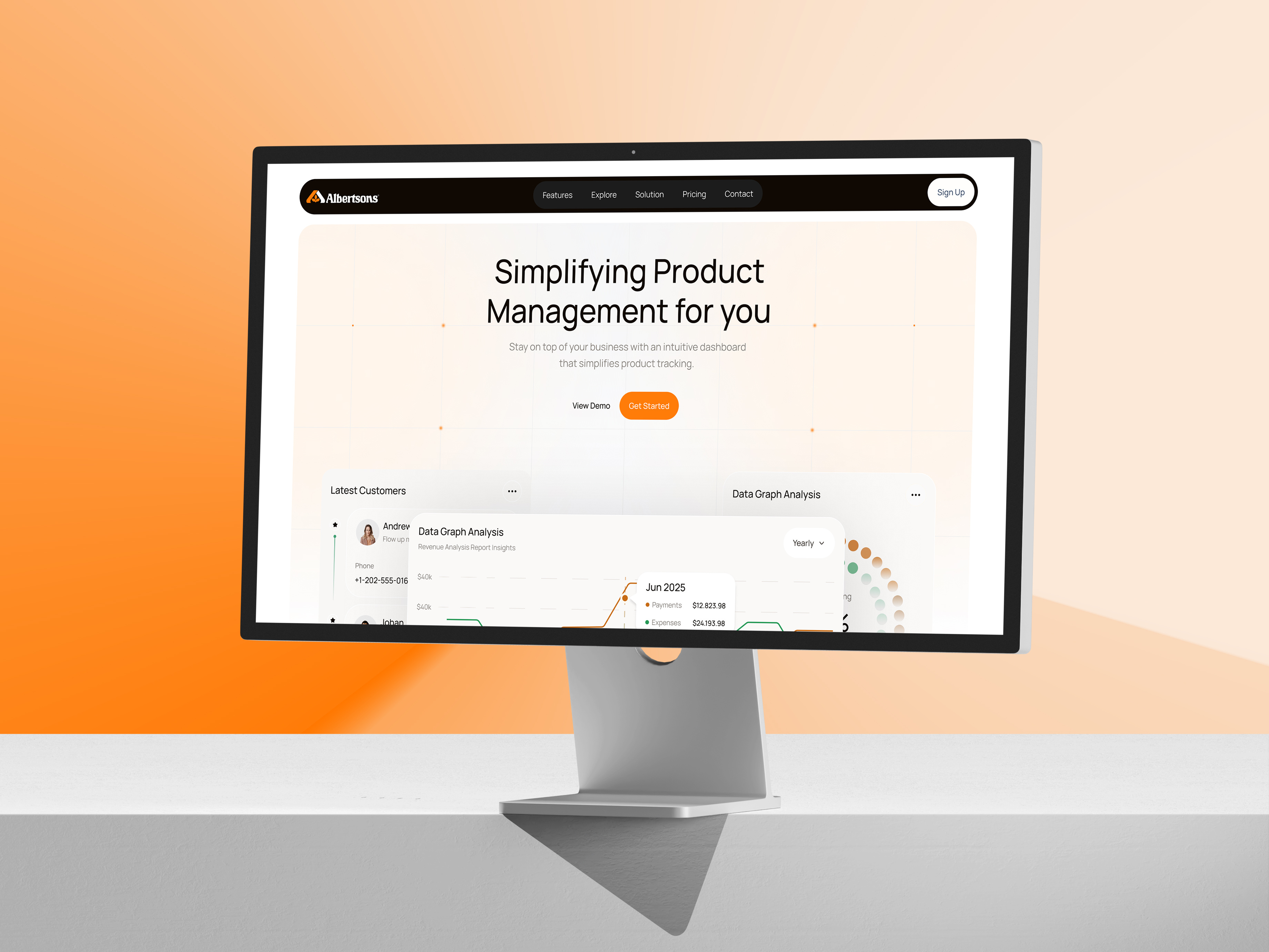 SaaS Landing Page by UI Azmir Sheikh on Dribbble