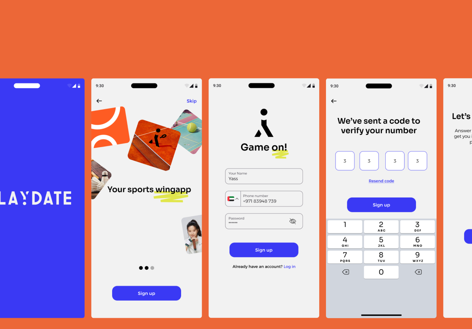 PlayDate by Darine Tleiss on Dribbble