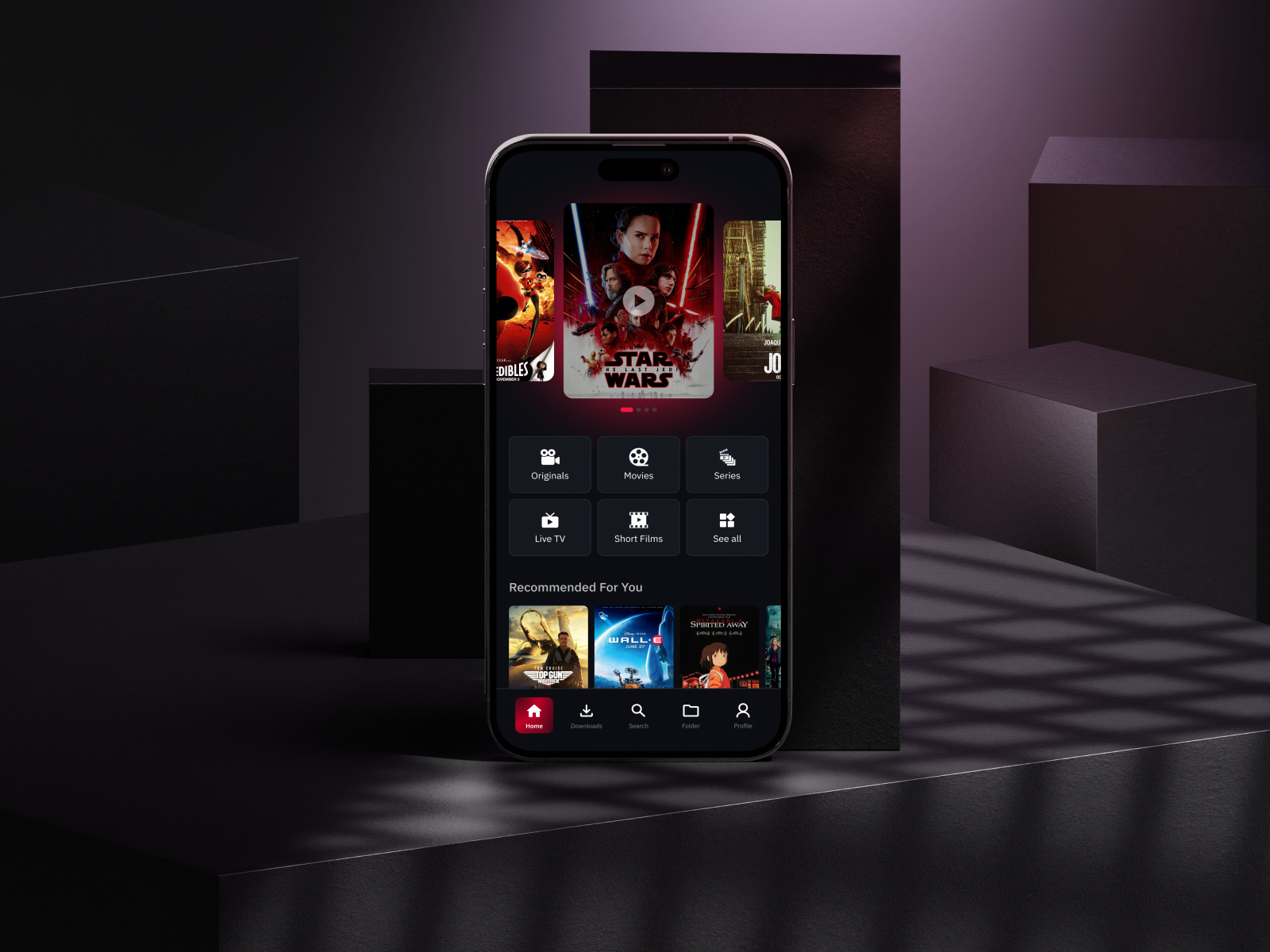 FunFlix OTT | Live Streaming App For Ultimate Entertainme by Asiq M. for Netro Systems on Dribbble