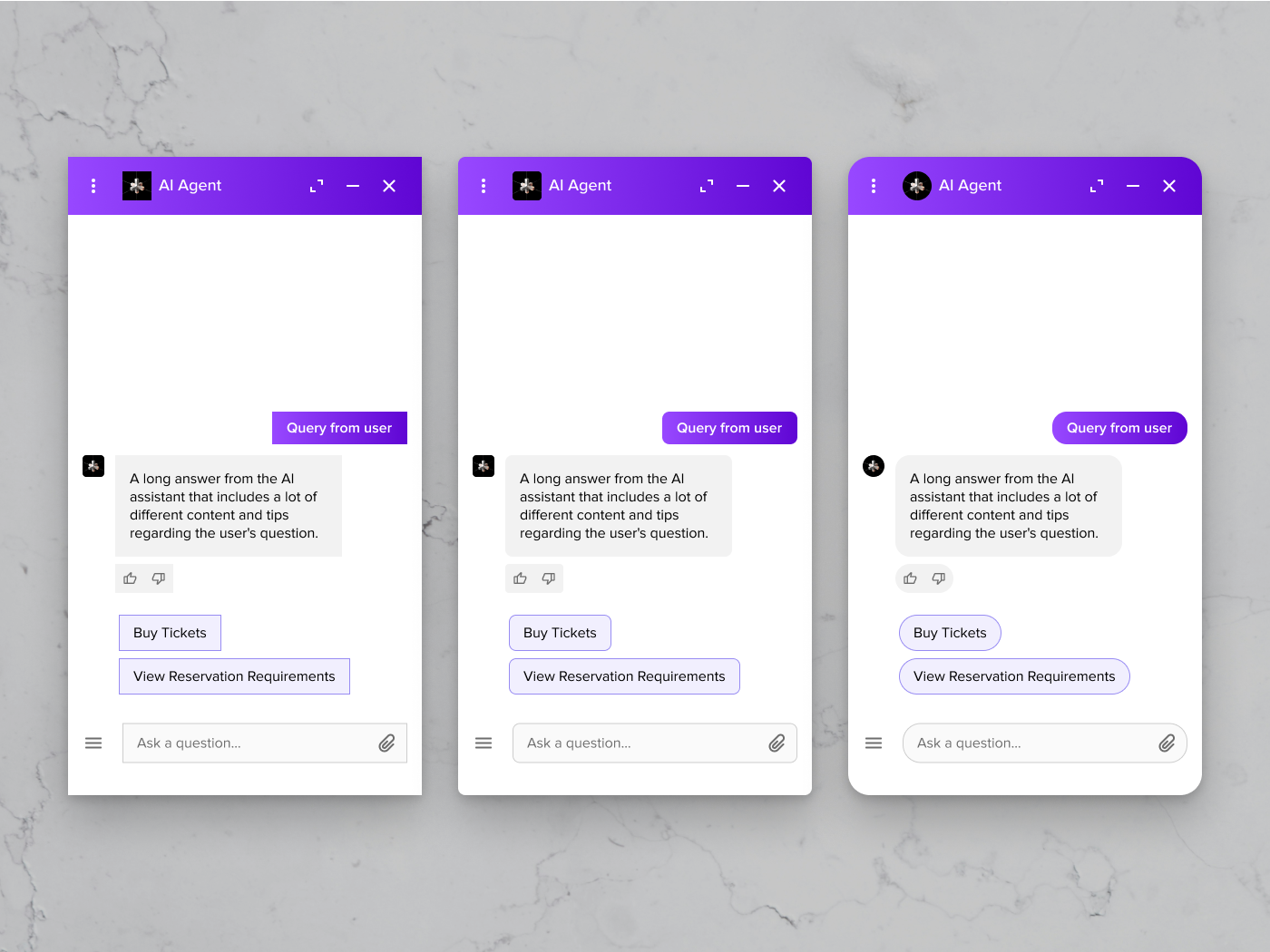 Adaptive Corner Radius of Chat Widget by Md Arif Ahmad on Dribbble