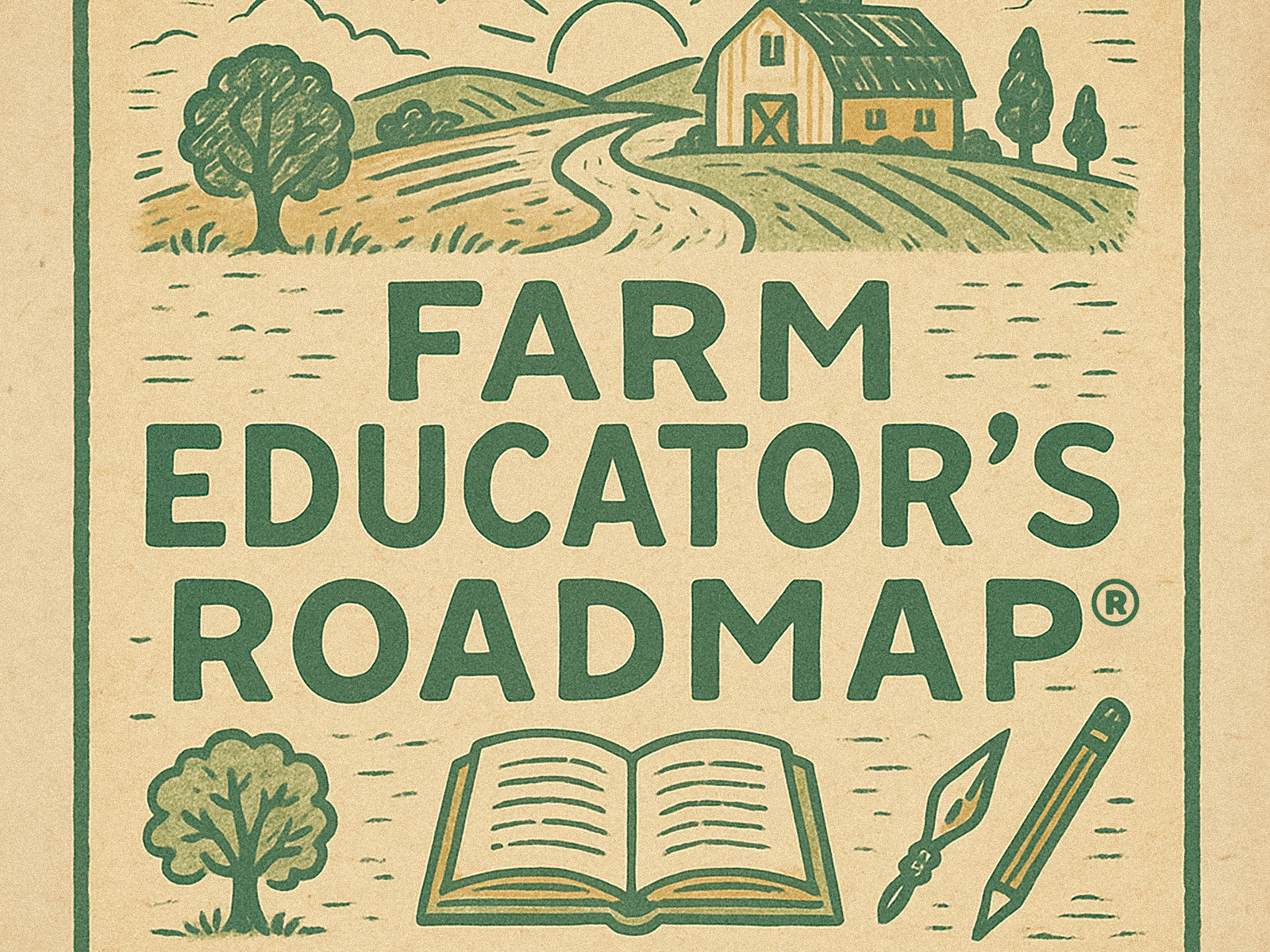 Farm Educator’s Roadmap – Rustic Branding Design by Logo River on Dribbble