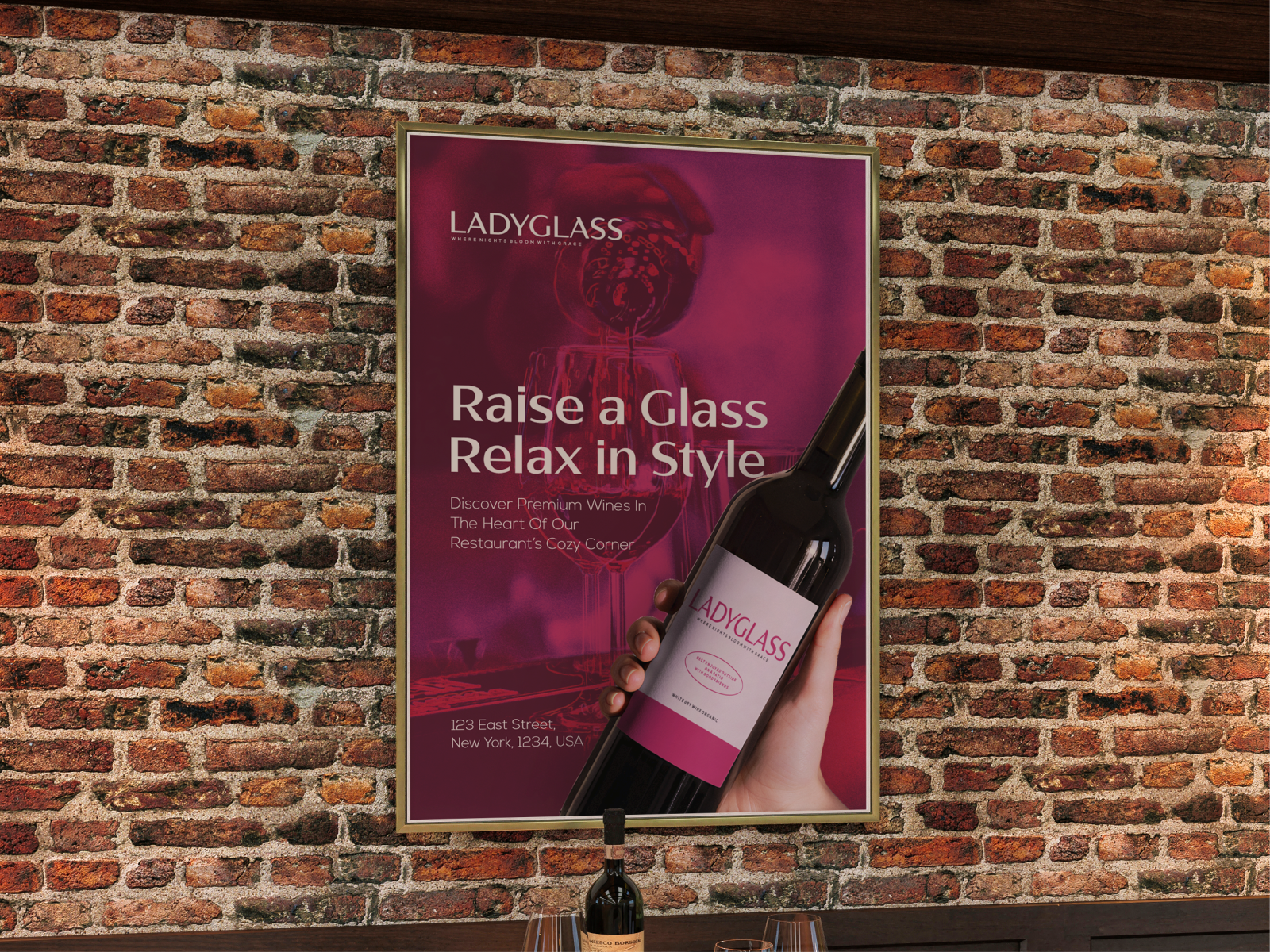 Ladyglass Logo Design by Garagephic Studio on Dribbble