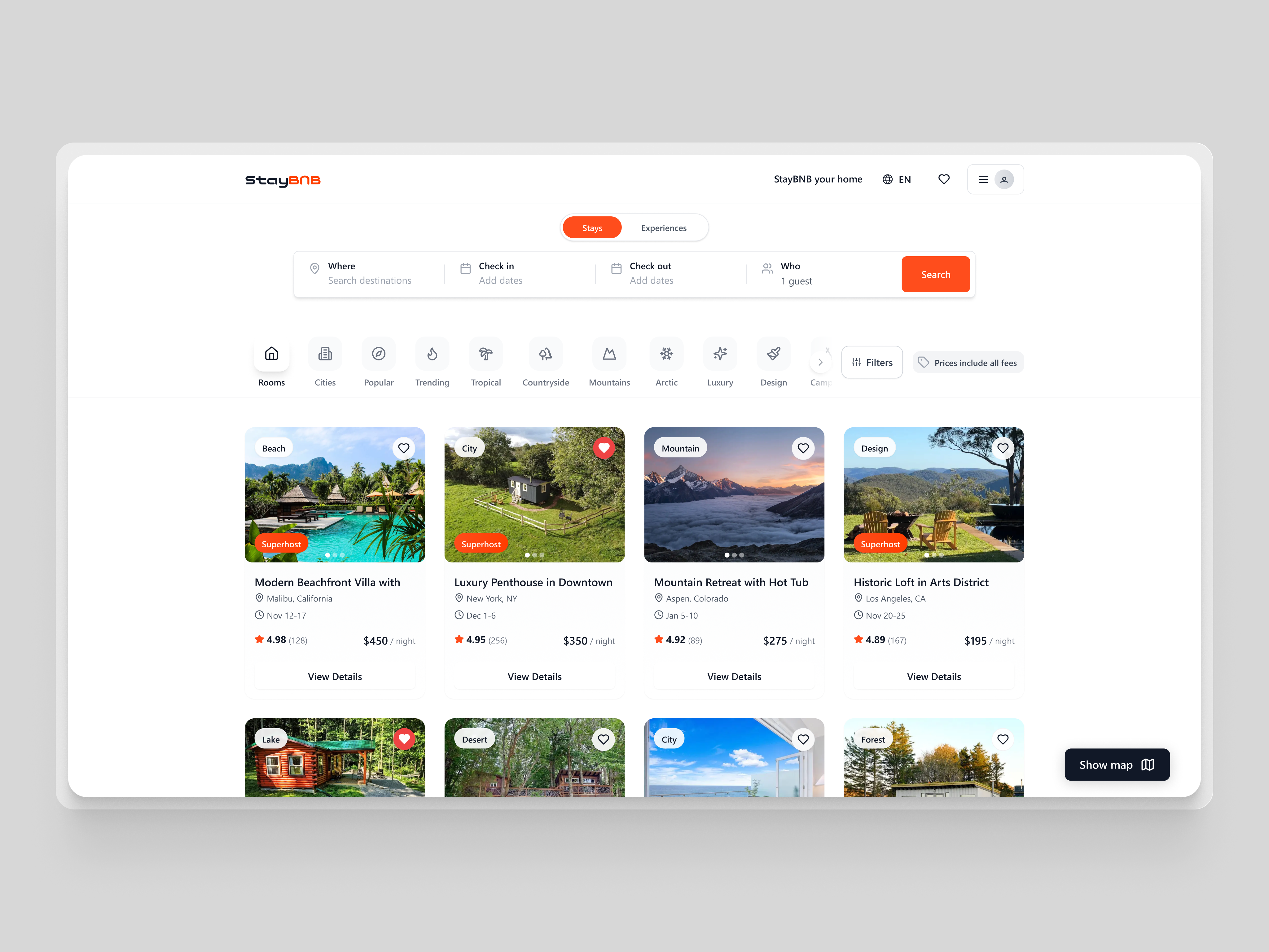 Airbnbredesign designs, themes, templates and downloadable graphic ...