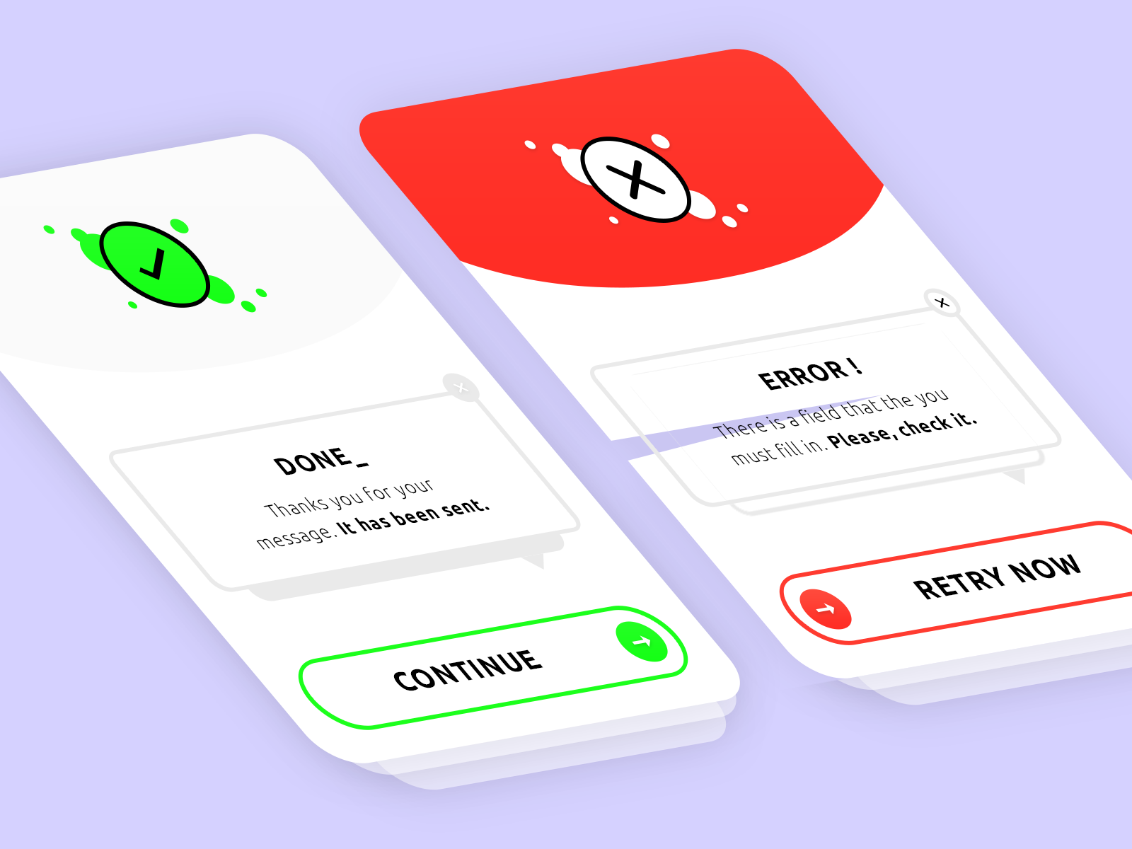 Flash widget by Séraphin Brice on Dribbble