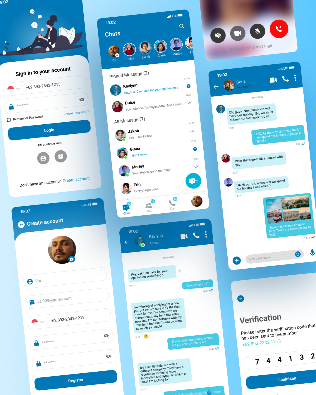 Chatting App by Dimas Satrya Bhayangkara on Dribbble