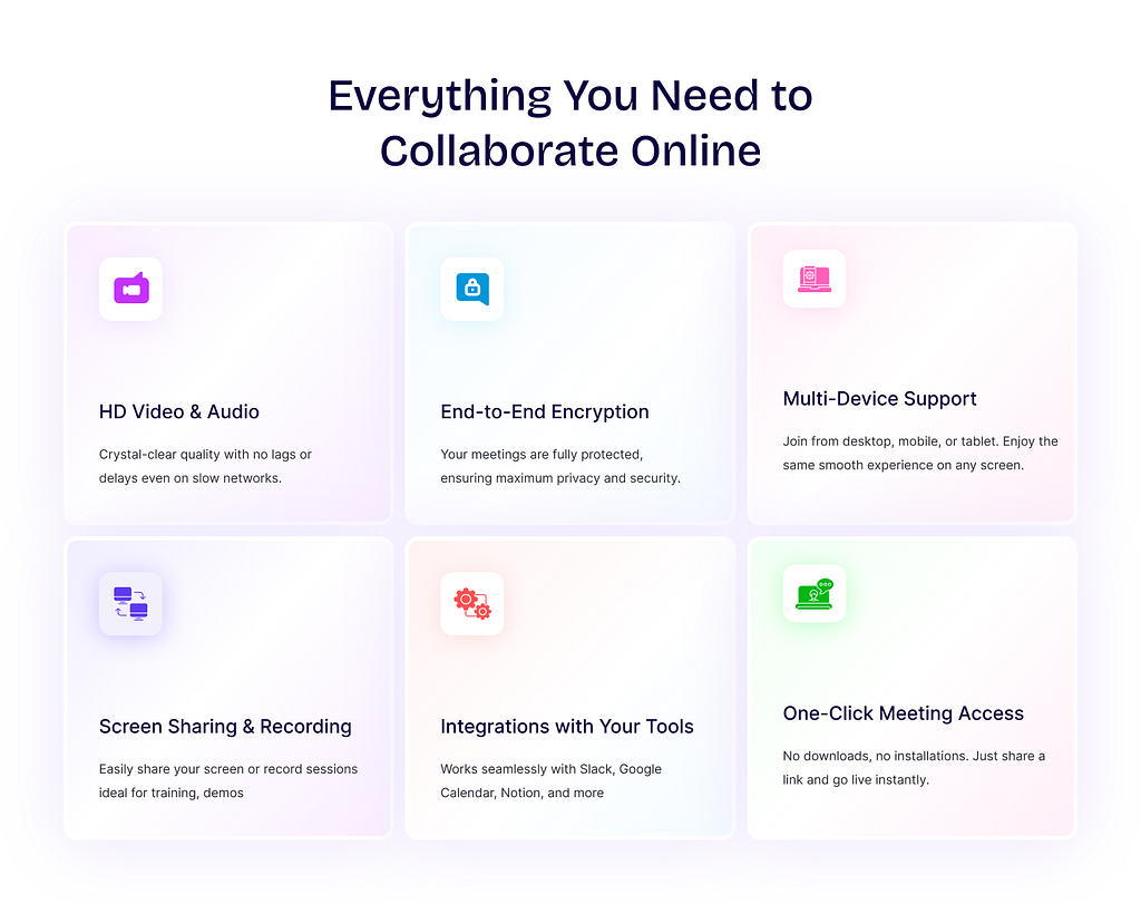 Sleek Feature Cards – UI Design Exploration by Rubel Meha on Dribbble