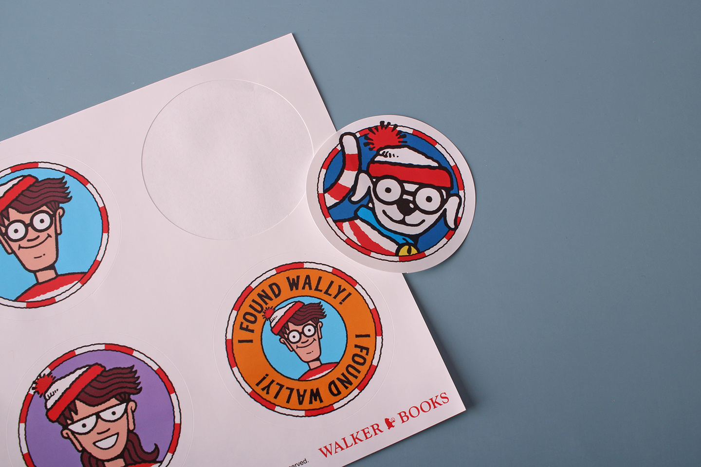 I Found Wally Custom Sticker Sheets by AllStickerPrinting on Dribbble