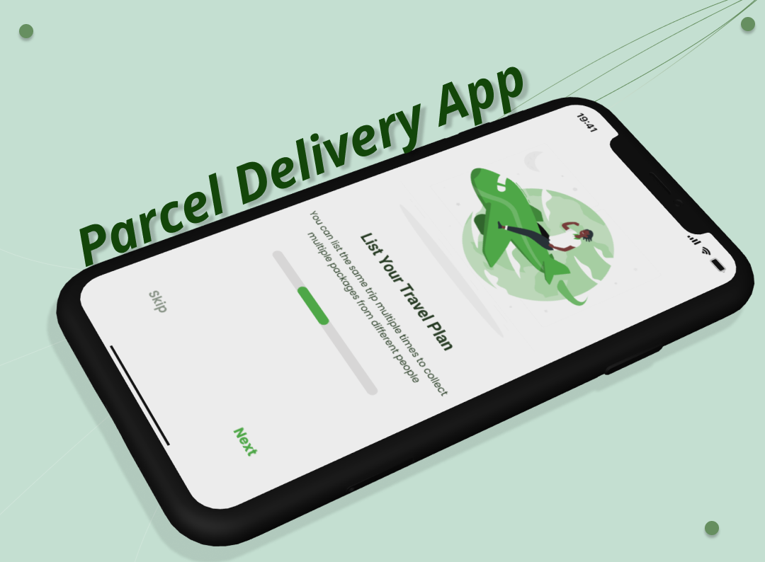 Parcel Delivery App UI Design | CodeAegis by CodeAegis Pvt Ltd on Dribbble