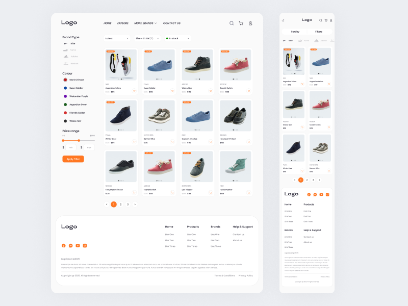 eCommerce Category Page Design by Chetan Verma on Dribbble