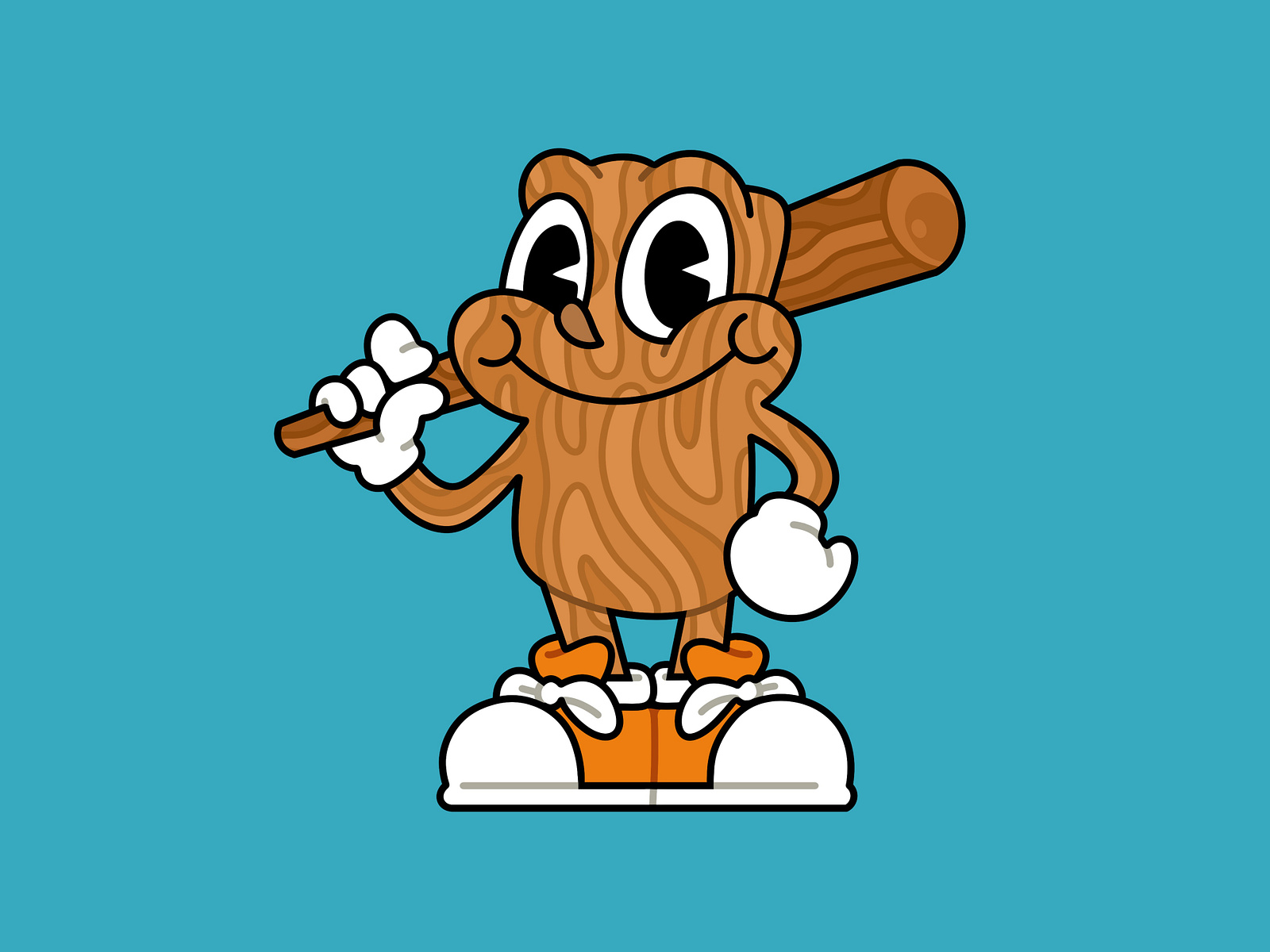 Cute Tung Tung Sahur Cartoon Design by Pixel Picasso Studio on Dribbble