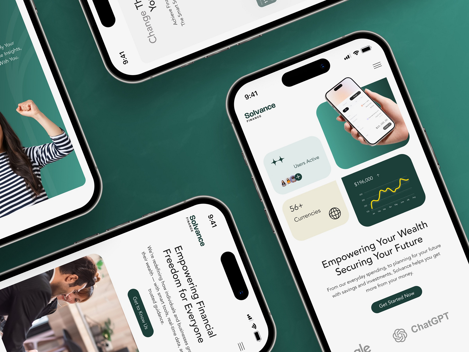 Solvance - Modern AI Finance Website -Responsive Mobile Design by LAIN ...