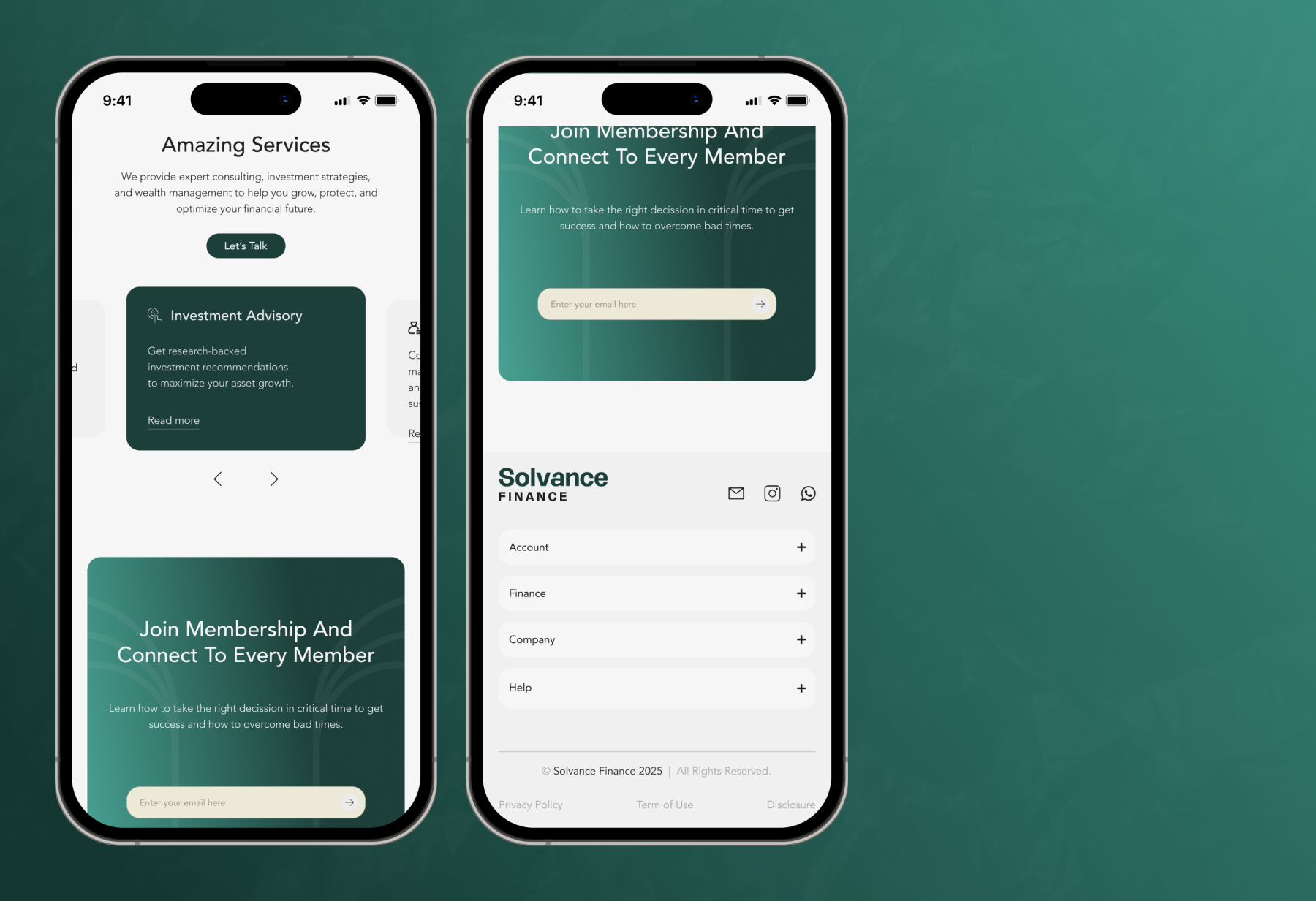 Solvance - Modern AI Finance Website -Responsive Mobile Design by LAIN ...