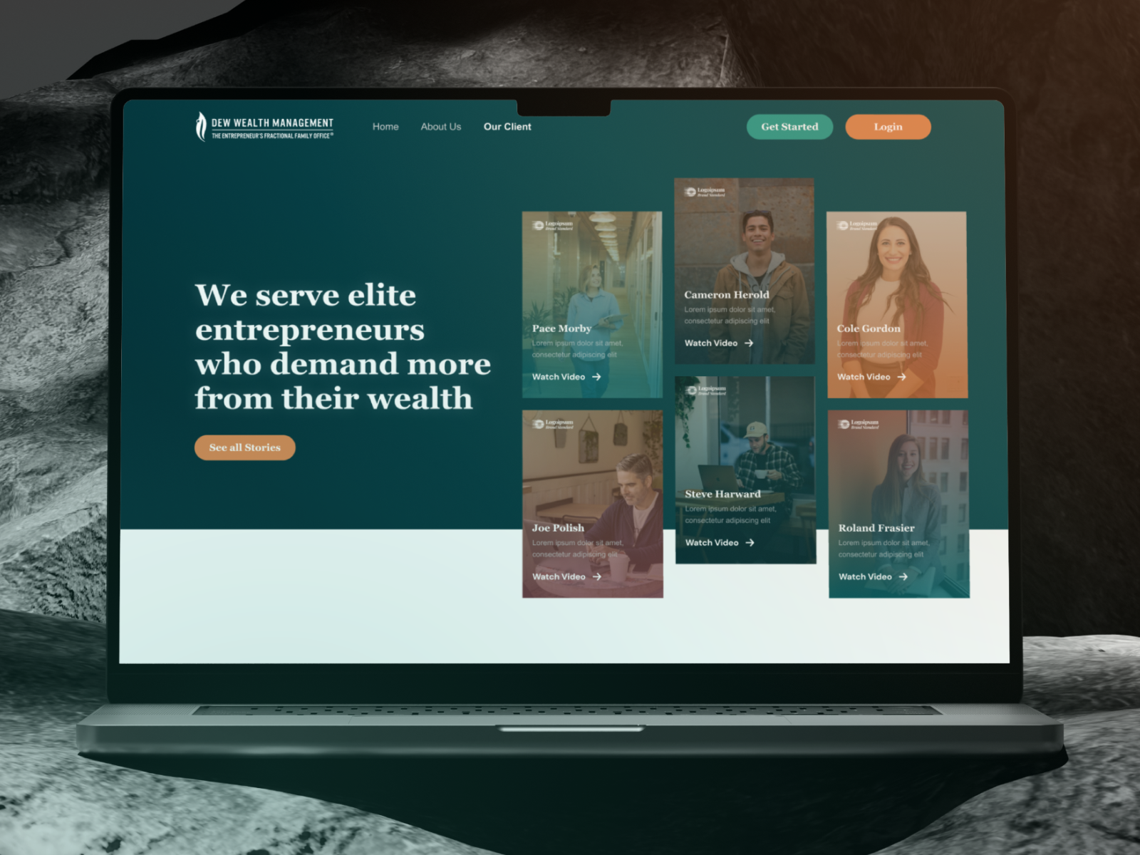 Dew Wealth Management Website by Agensip UI UX Agency on Dribbble