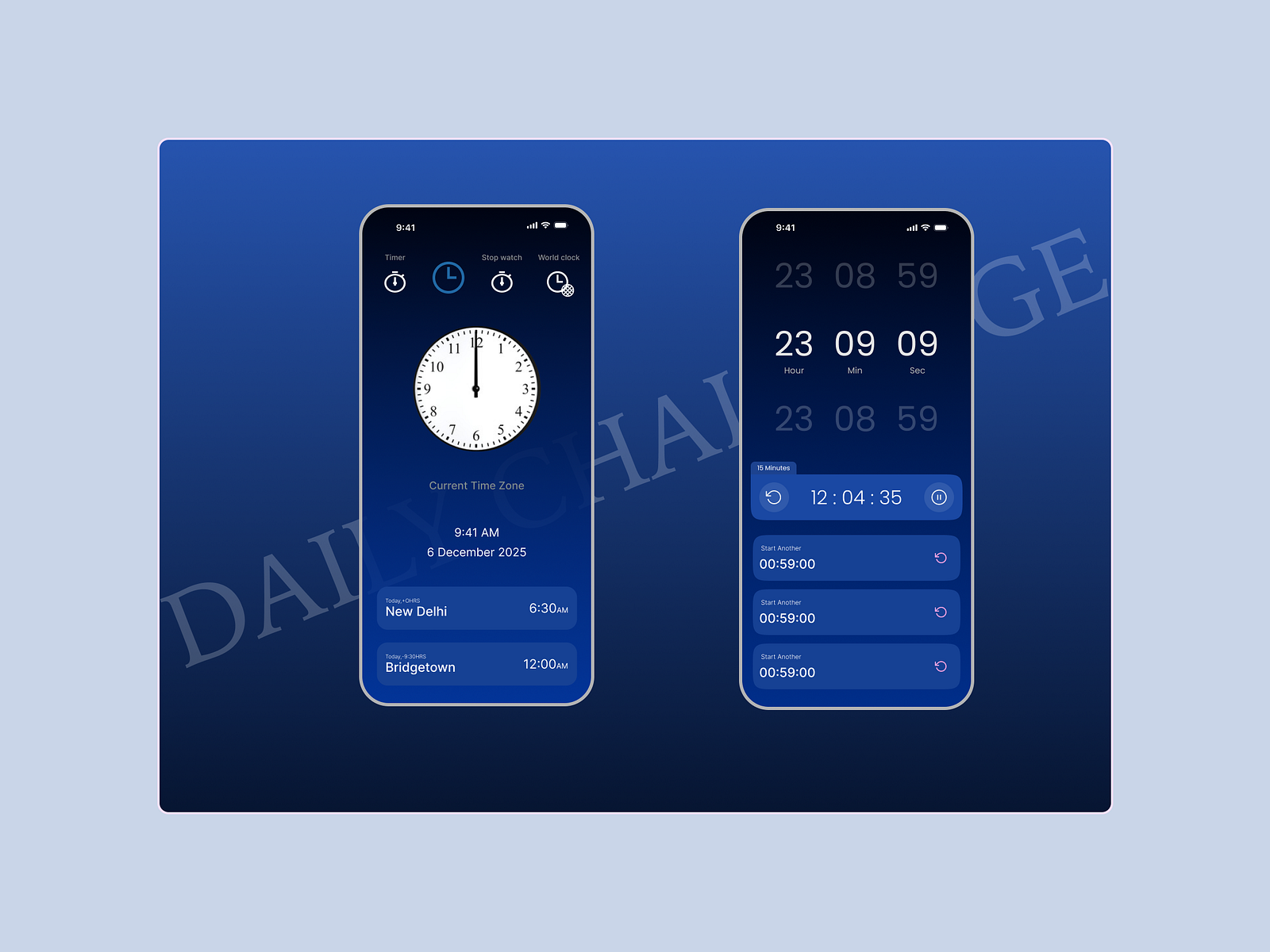 Countdown Timer -Daily Challenge 10 by Harish Hegde on Dribbble