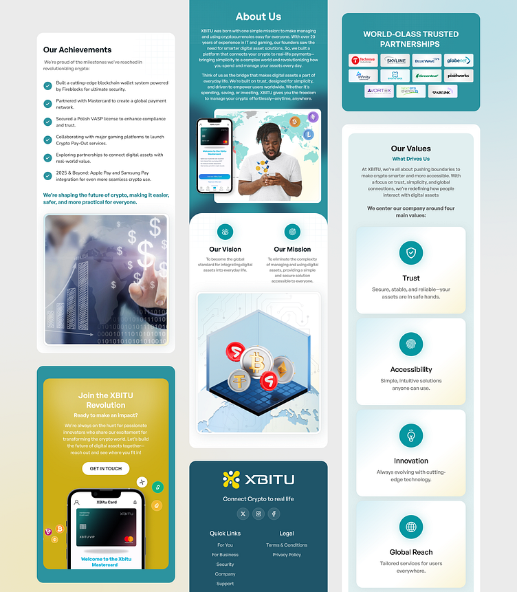 About Us Page Design by Aminur Rahman on Dribbble