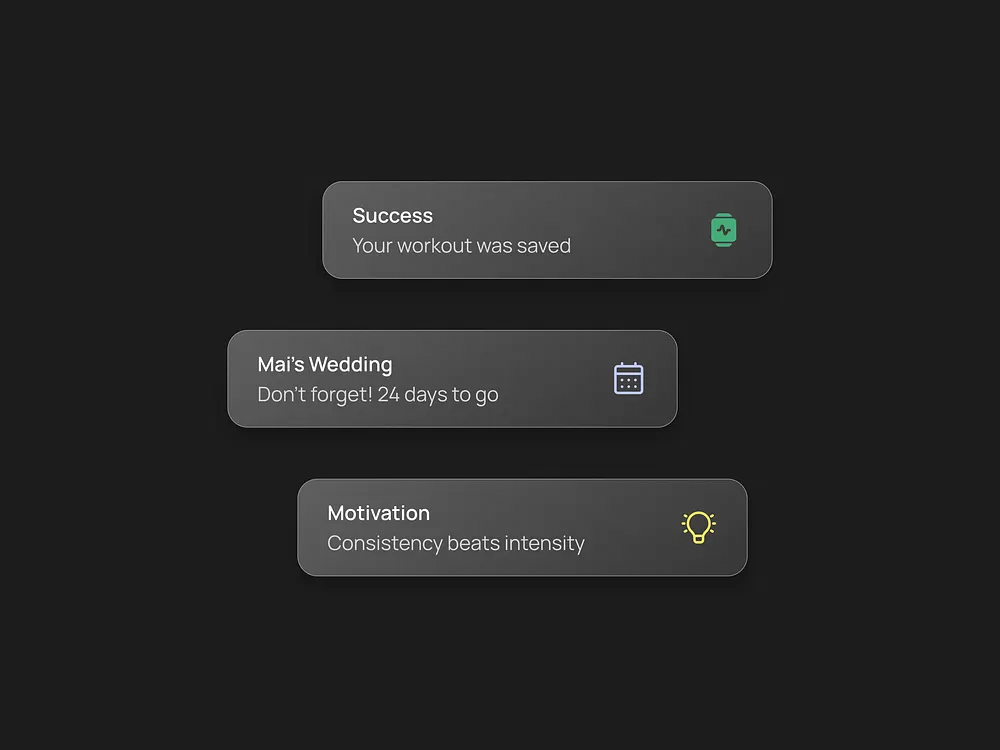 Browse thousands of App Toast images for design inspiration | Dribbble
