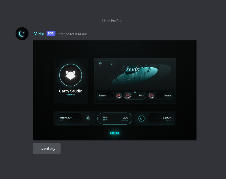 META discord server design | GIF banners, graphics for Discord by Catty ...