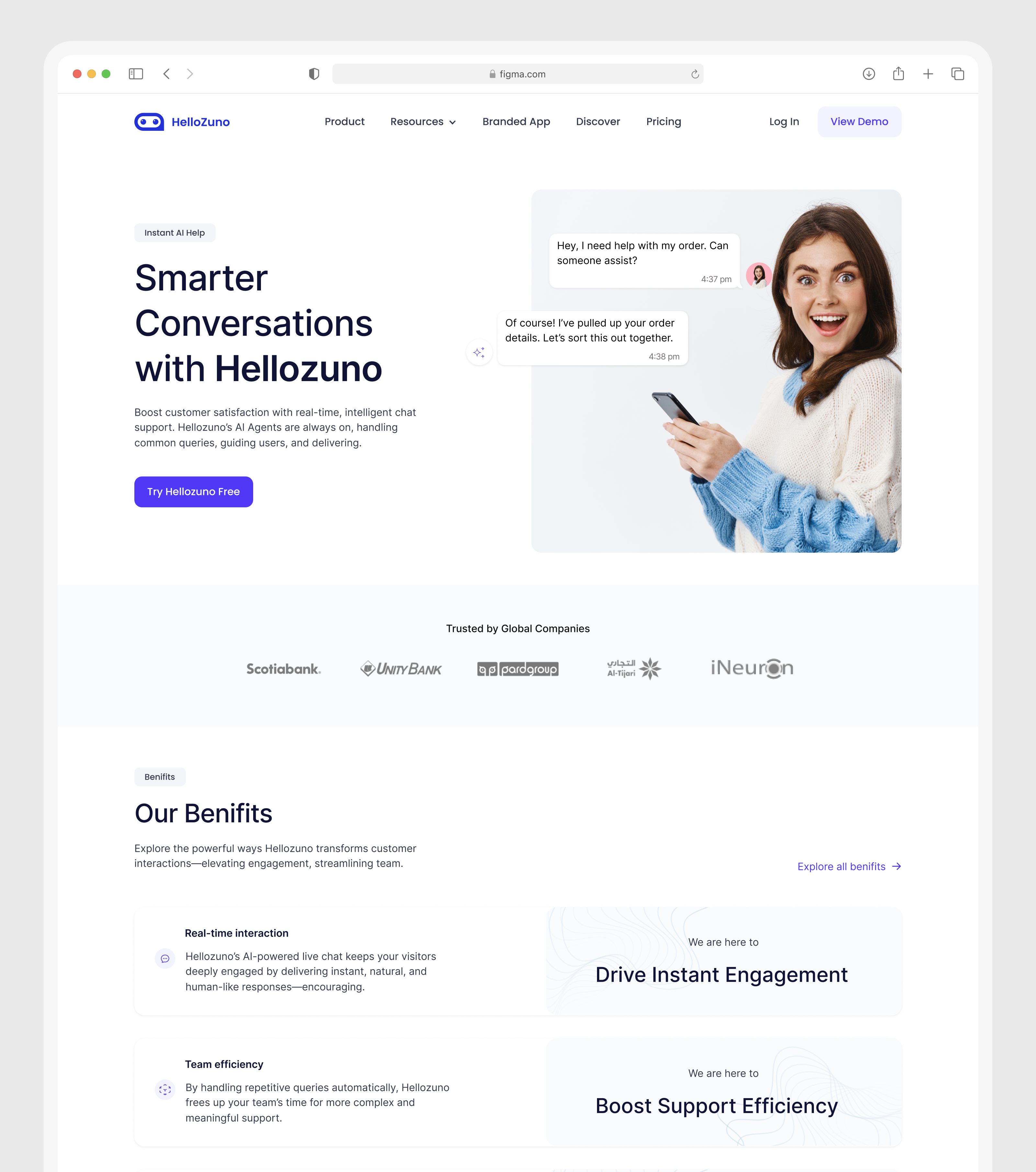 Ai Chatbot Landing Page UI/UX Design by Creative Axis | UX Rockstars on ...