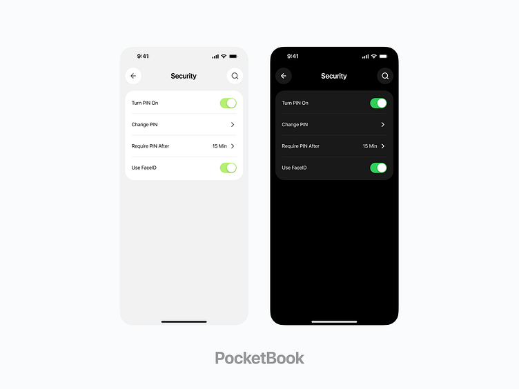 Security Page - Pocket Book by Nijin Muhammed on Dribbble
