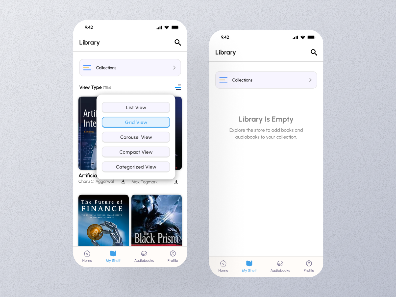 My Shelf Mobile App Ui by UI Ants on Dribbble