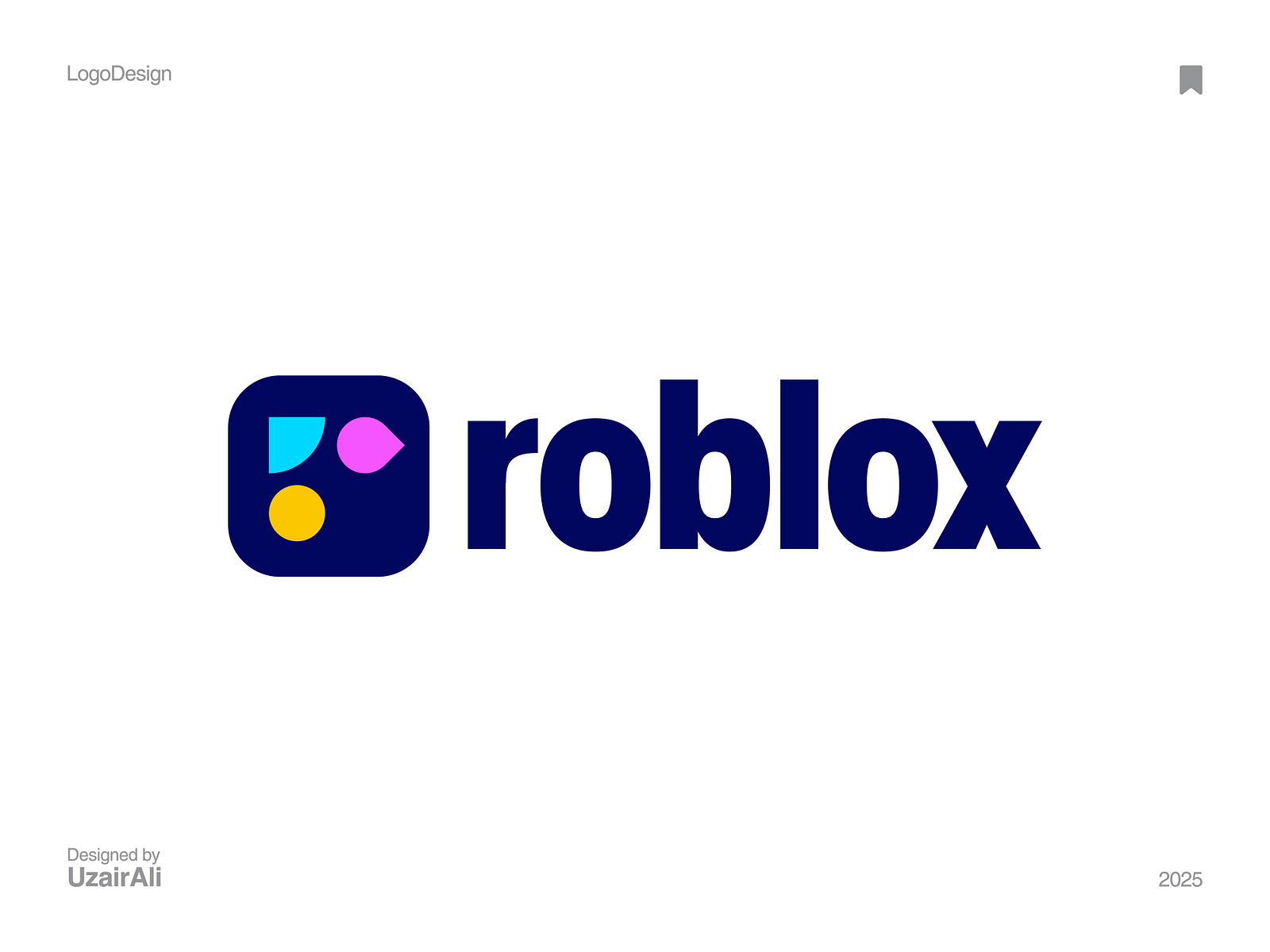 Roblox logo design by Uzair on Dribbble