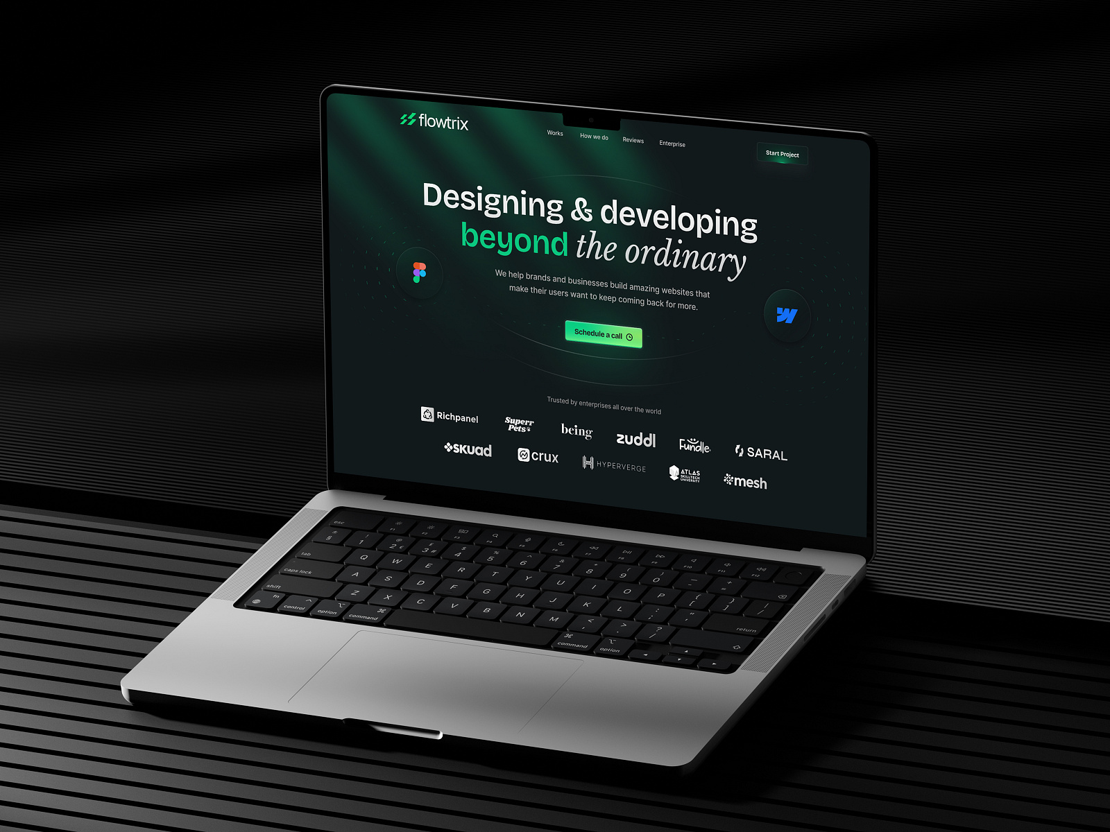 Awwwards Webflow Agency Website Preview by Arnab Dhar | Visual & Product Designer on Dribbble