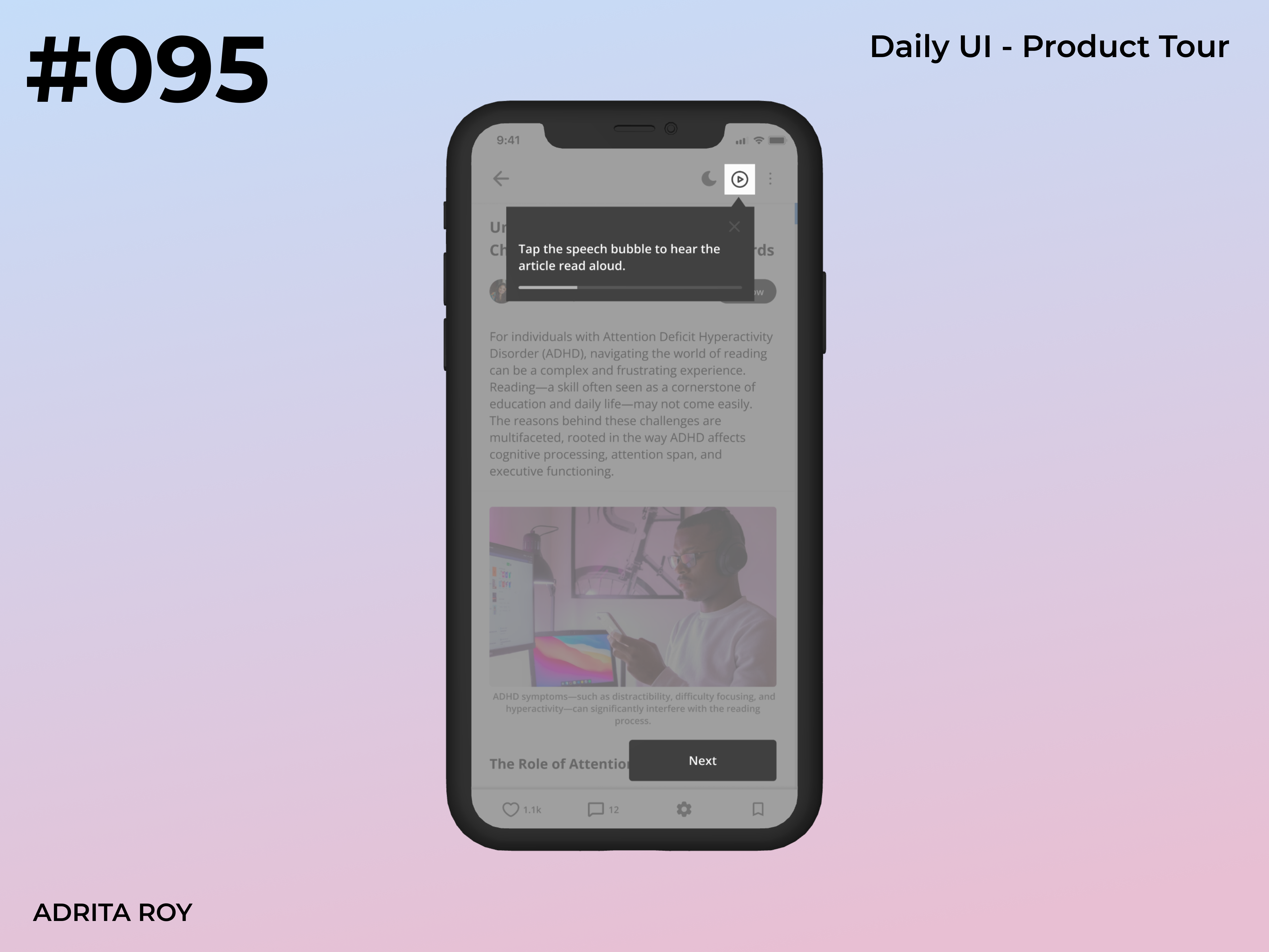DailyUI 095 - Product Tour by Adrita Roy on Dribbble