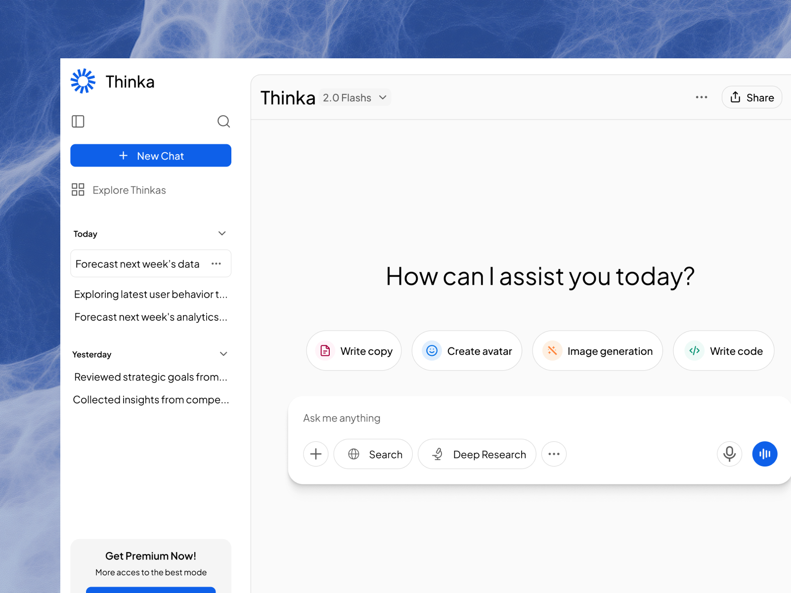 Thinka – Your Everyday AI Sidekick by Juryanti Permatasari on Dribbble
