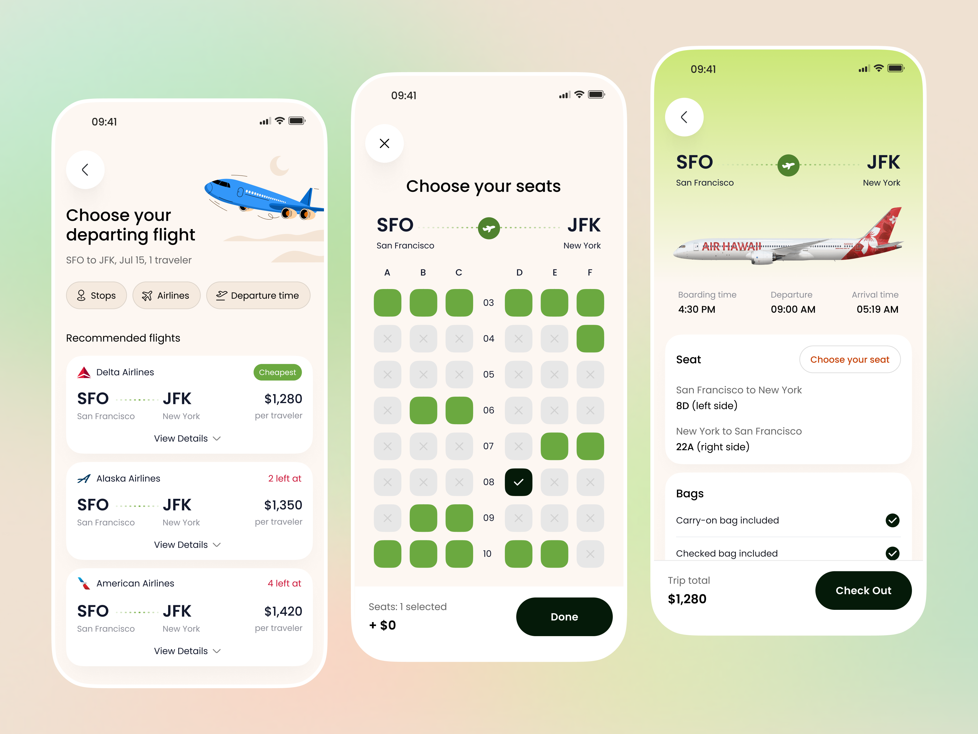 Flight Booking Mobile App by Budiarti R. on Dribbble