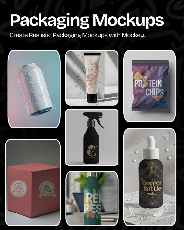 Create Eye-Catching Product Packaging Mockups! by mockey-ai on Dribbble