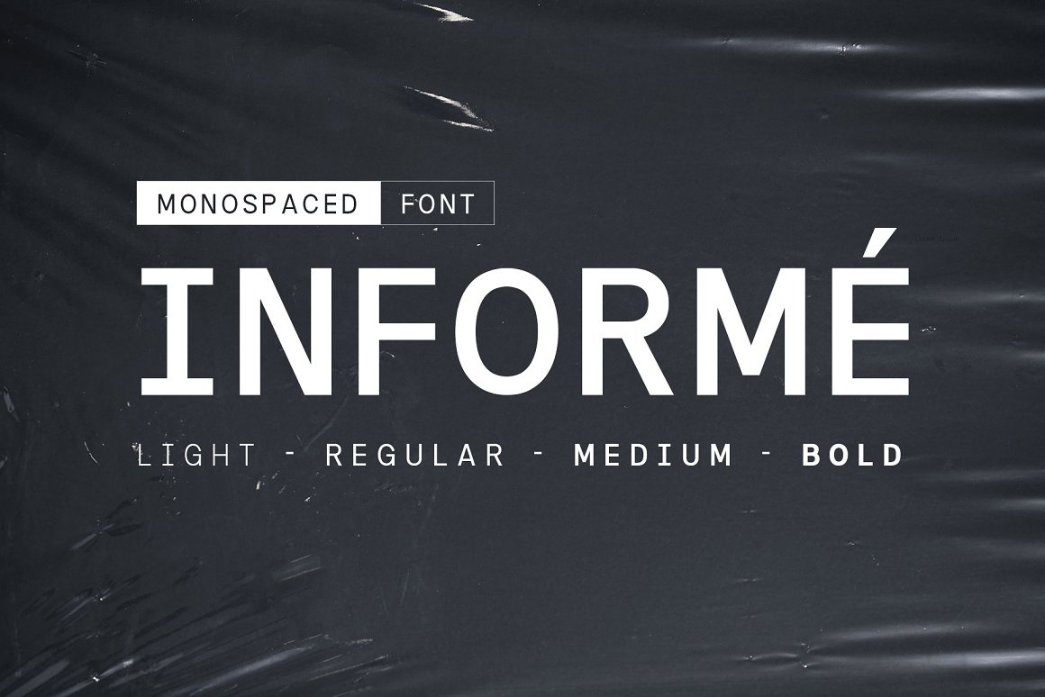 Informe - Monospaced by Elijah Jon on Dribbble