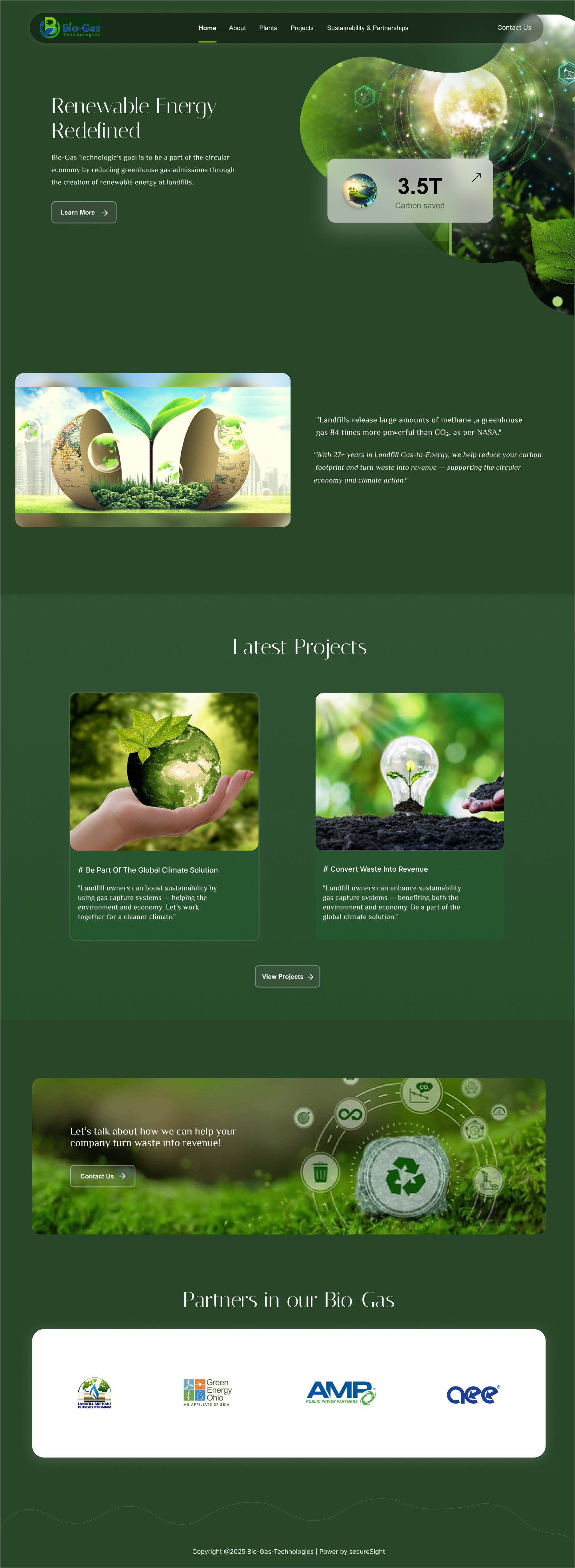 Bio-gas technologies by Priyanka Kumari on Dribbble