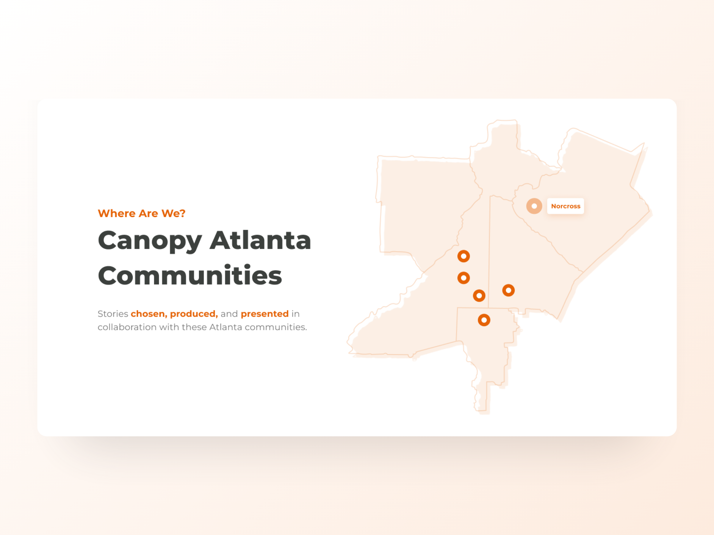 Canopy Atlanta - Interactive Map by Brooklyn Valera on Dribbble