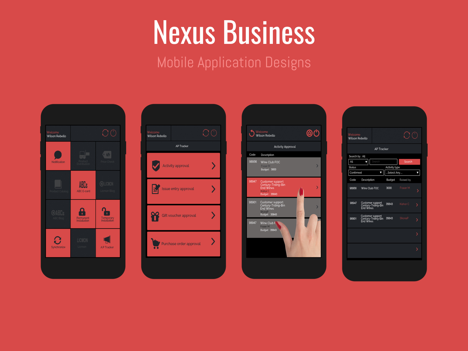 MOBILE APP DESIGN by JITHIN K on Dribbble