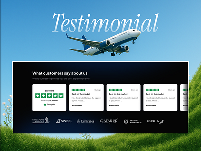 Testimonial Section UI/UX Design by Nishar Multani on Dribbble