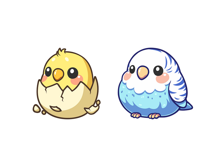 Chibi Bird Character Design by Daniel Setia Budi on Dribbble