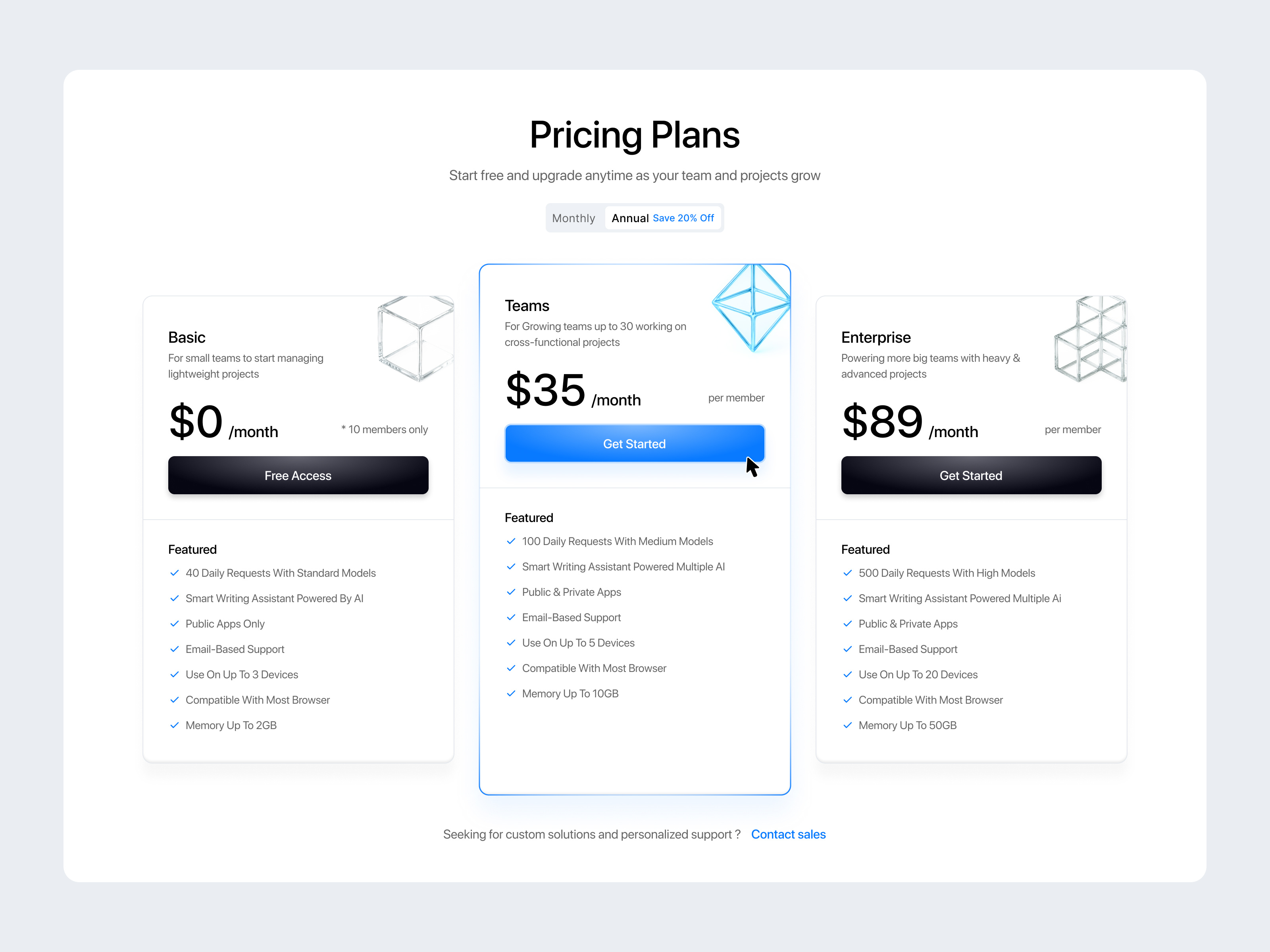 AI Developer Pricing Components by Dipa Product for Dipa Inhouse on ...